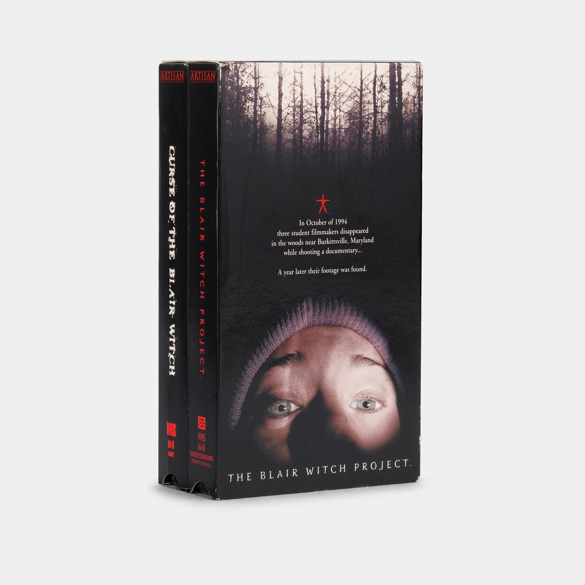 The Blair Witch Project / Curse of The Blair Witch VHS Tape Set