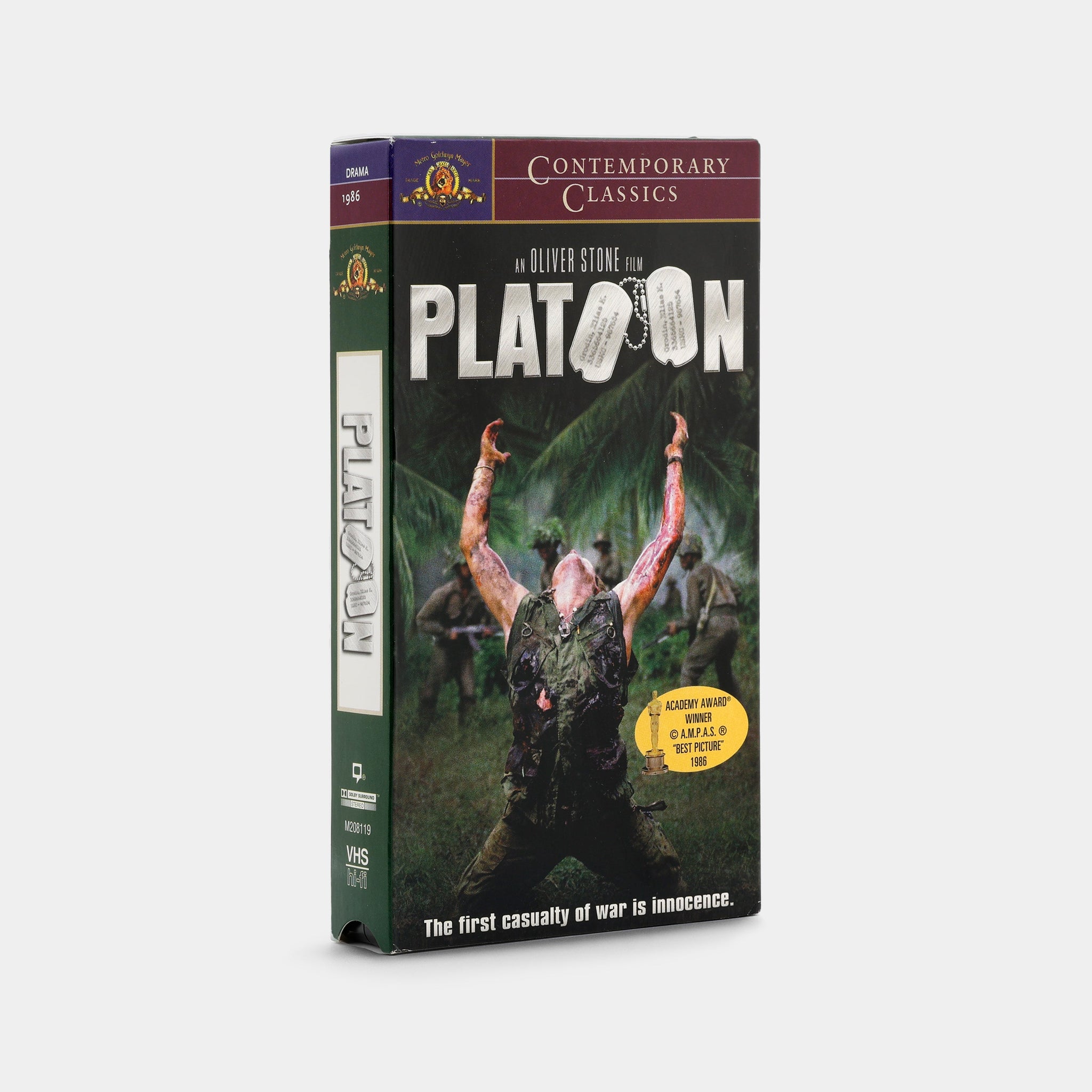Platoon VHS Tape