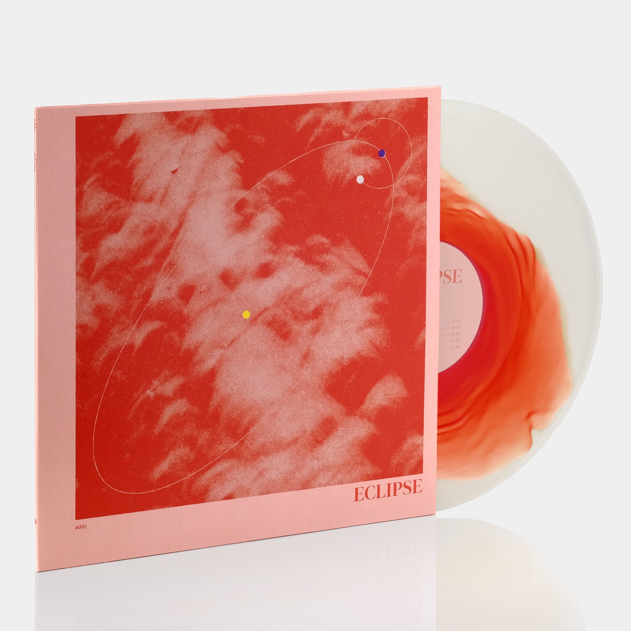 Addy - Eclipse LP Red & Cloudy Clear Vinyl Record