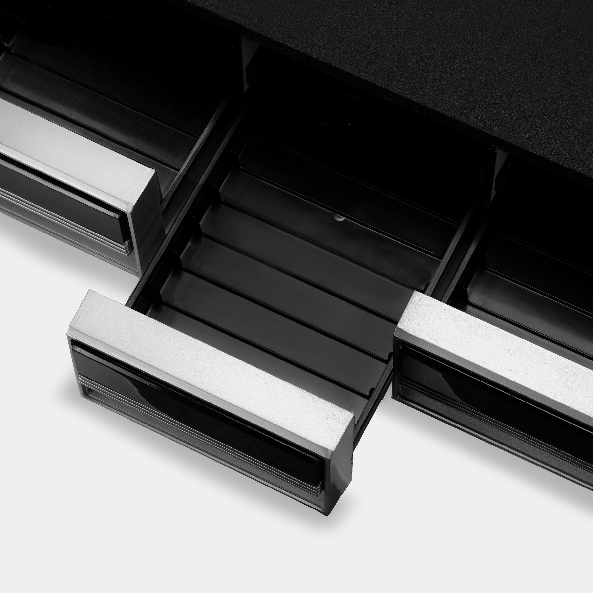 Black Cassette Storage Drawers