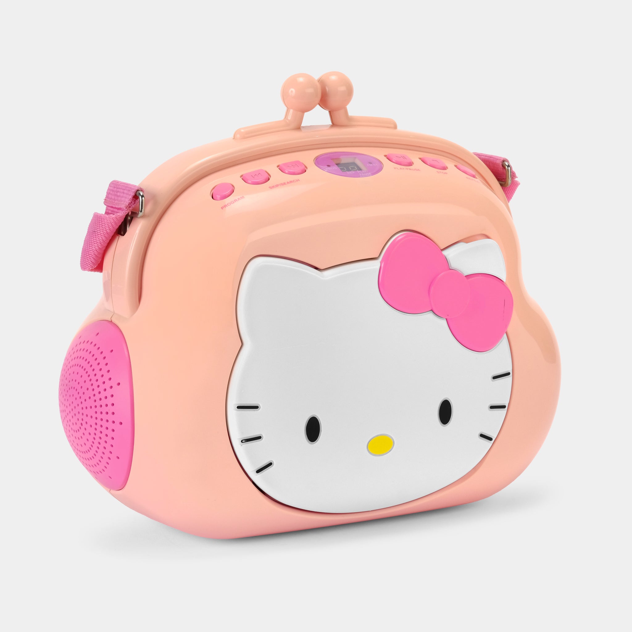 Hello Kitty KT2027 Pink Purse CD Player Boombox