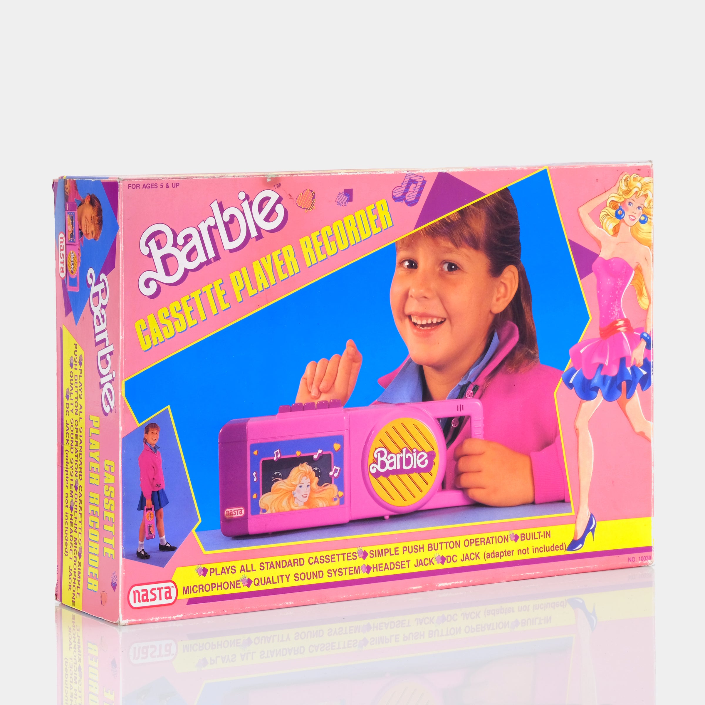 Barbie Cassette Player Recorder Boombox