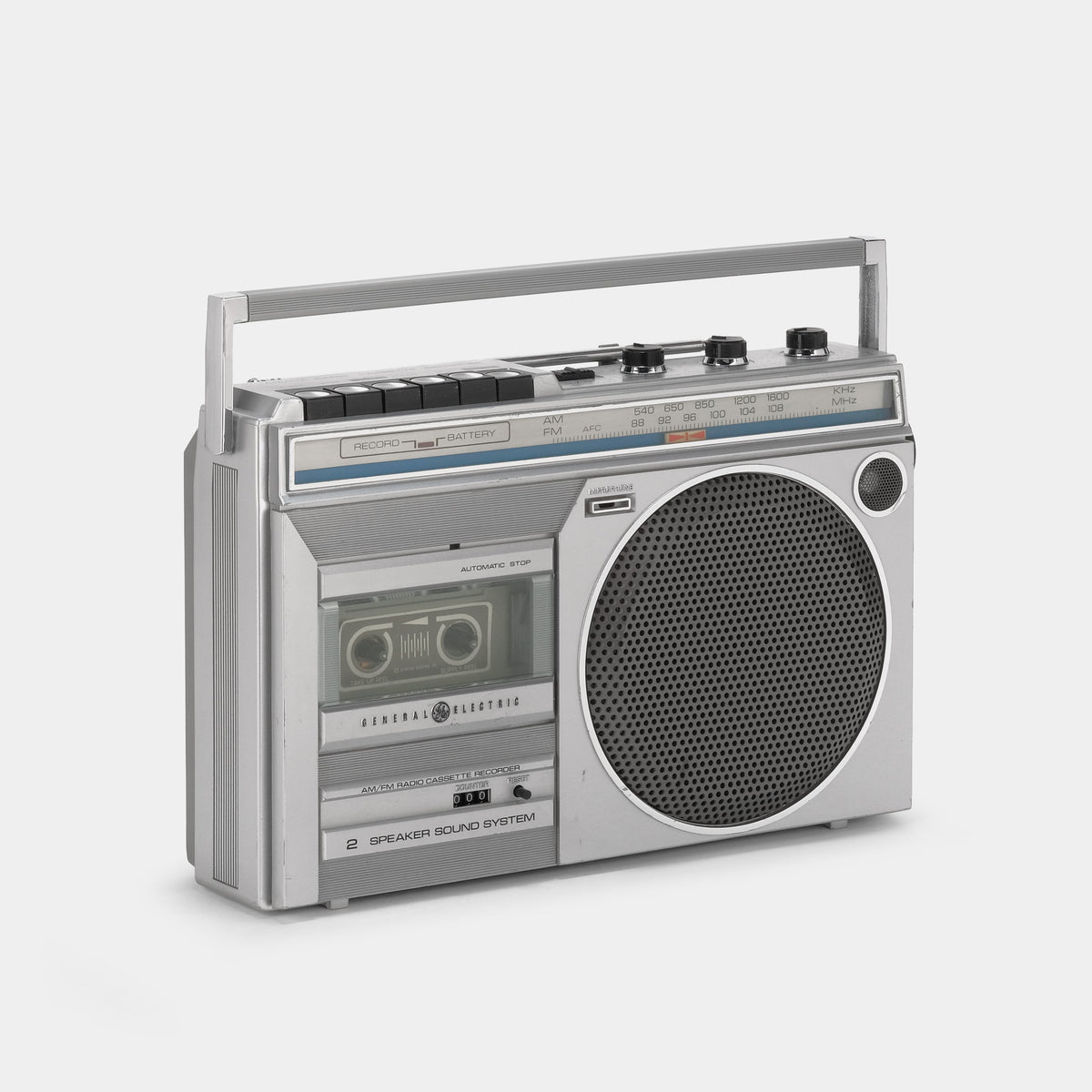 General Electric Model 3-5246A AM/FM Boombox Cassette Recorder and Pla