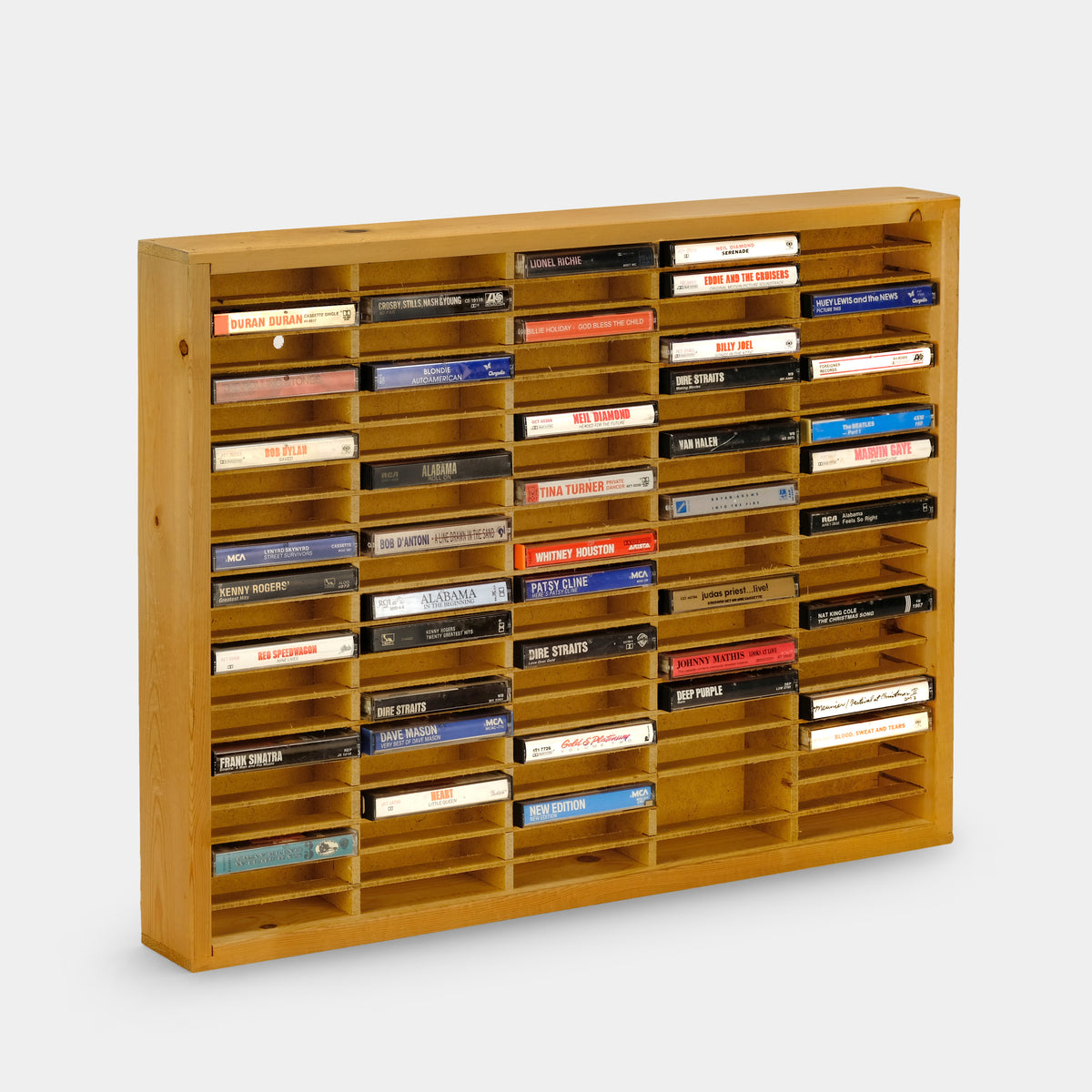 Wood Cassette Storage for 100 Cassettes (B-grade)