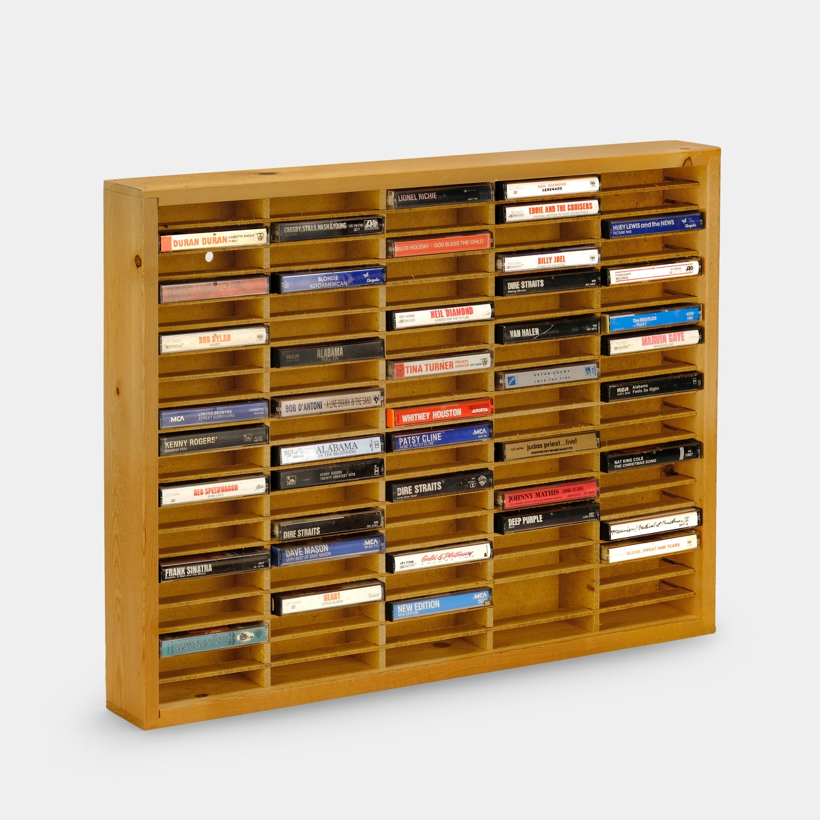 Wood Cassette Storage for 100 Cassettes (B-grade)