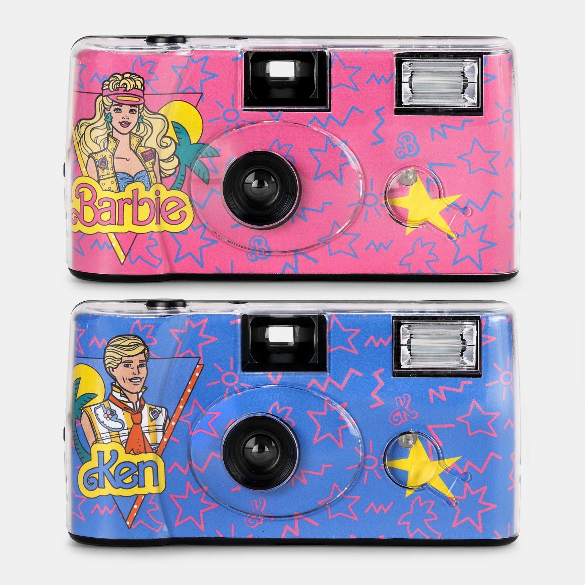 Barbie & Ken Preloaded 35mm Film Simple-Use Cameras (Double Pack)