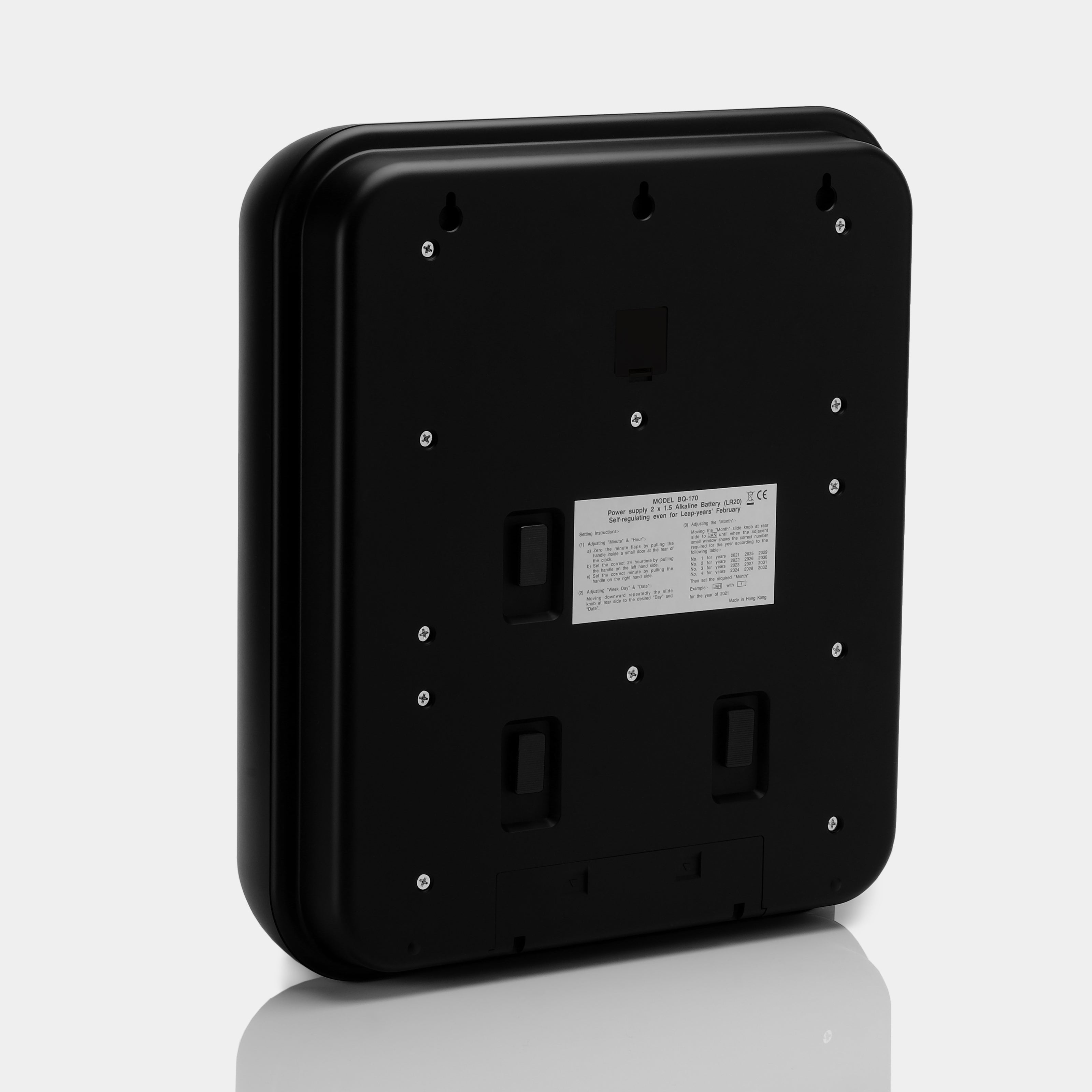 Twemco BQ-170 Calendar Flip Wall Clock