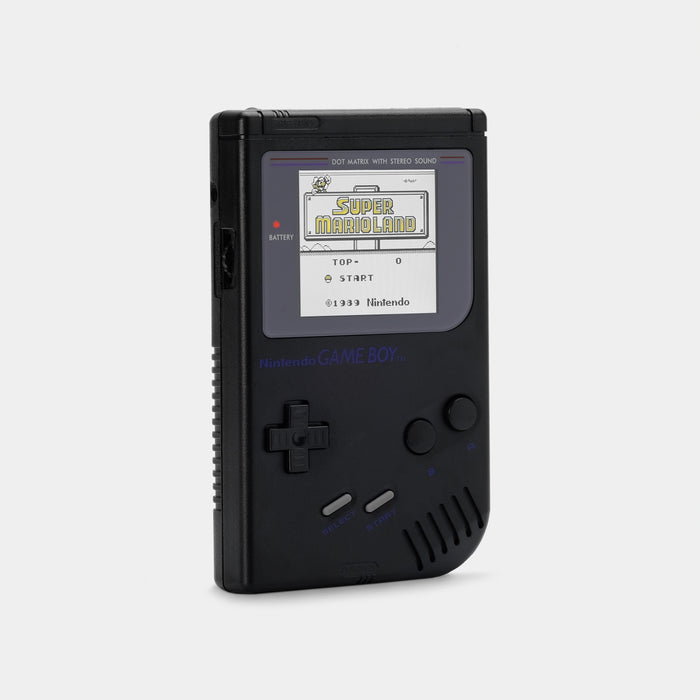 Nintendo Game Boy Black Game Console With Multicolor Backlight