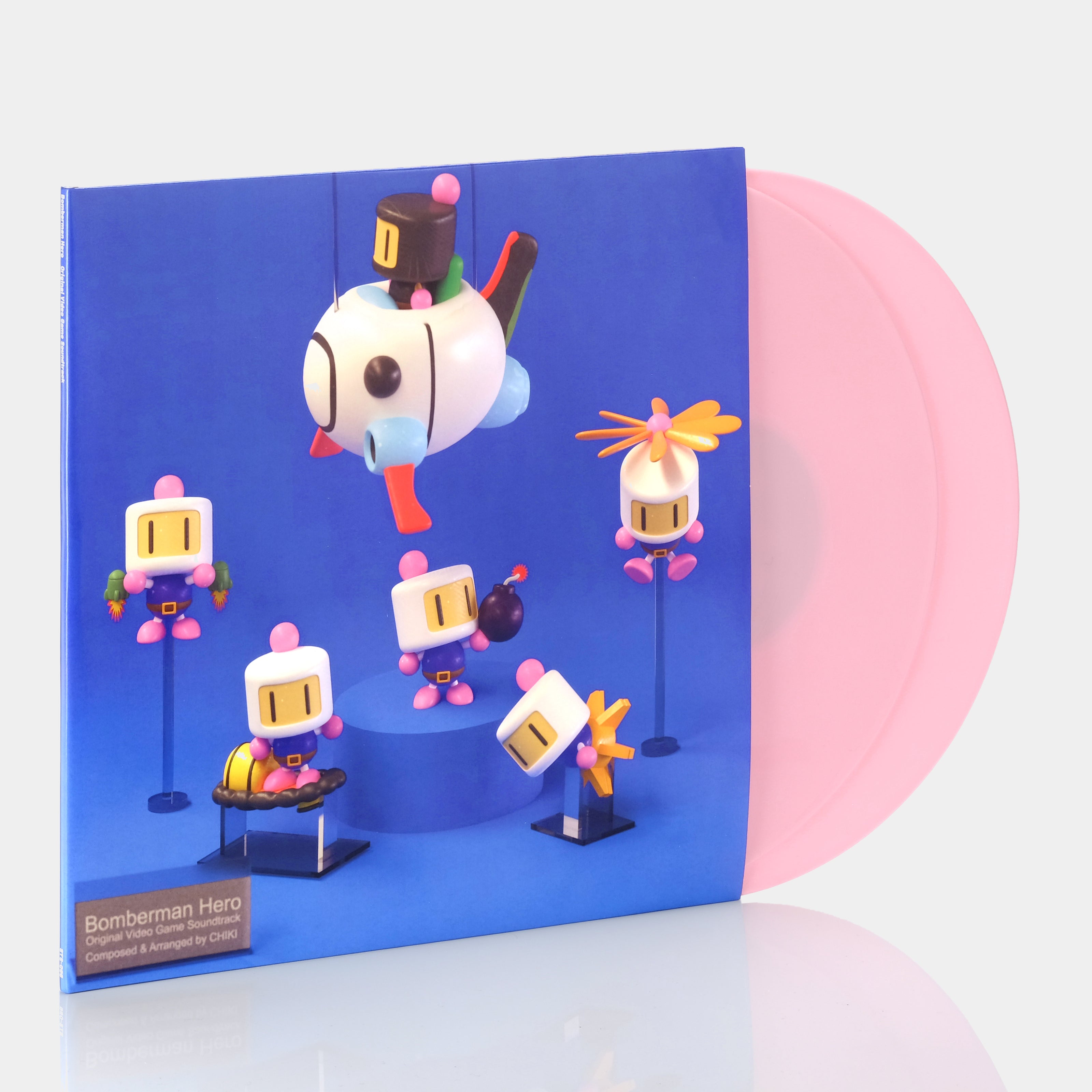 Jun Chikuma - Bomberman Hero 2xLP Pink Vinyl Record