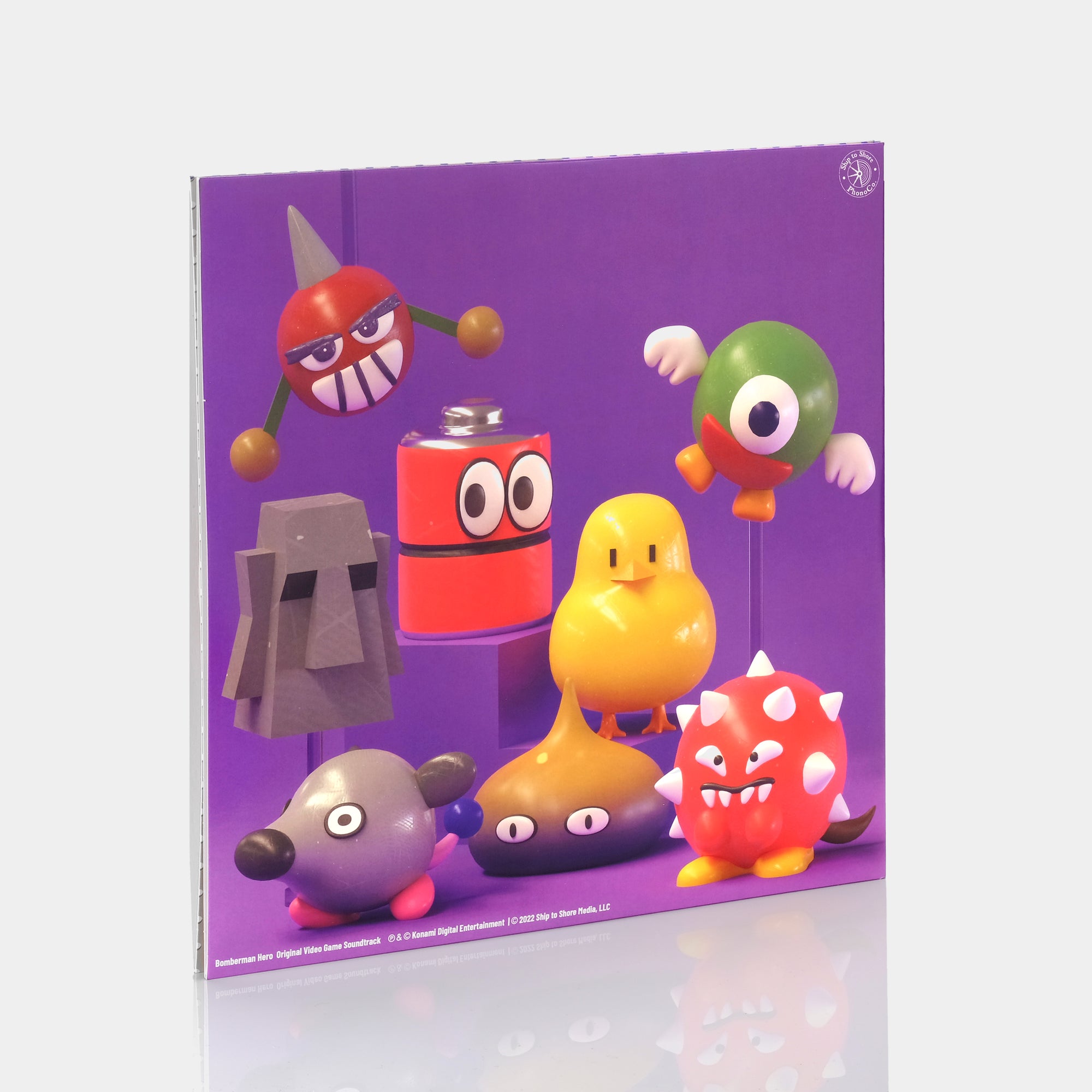 Jun Chikuma - Bomberman Hero 2xLP Pink Vinyl Record