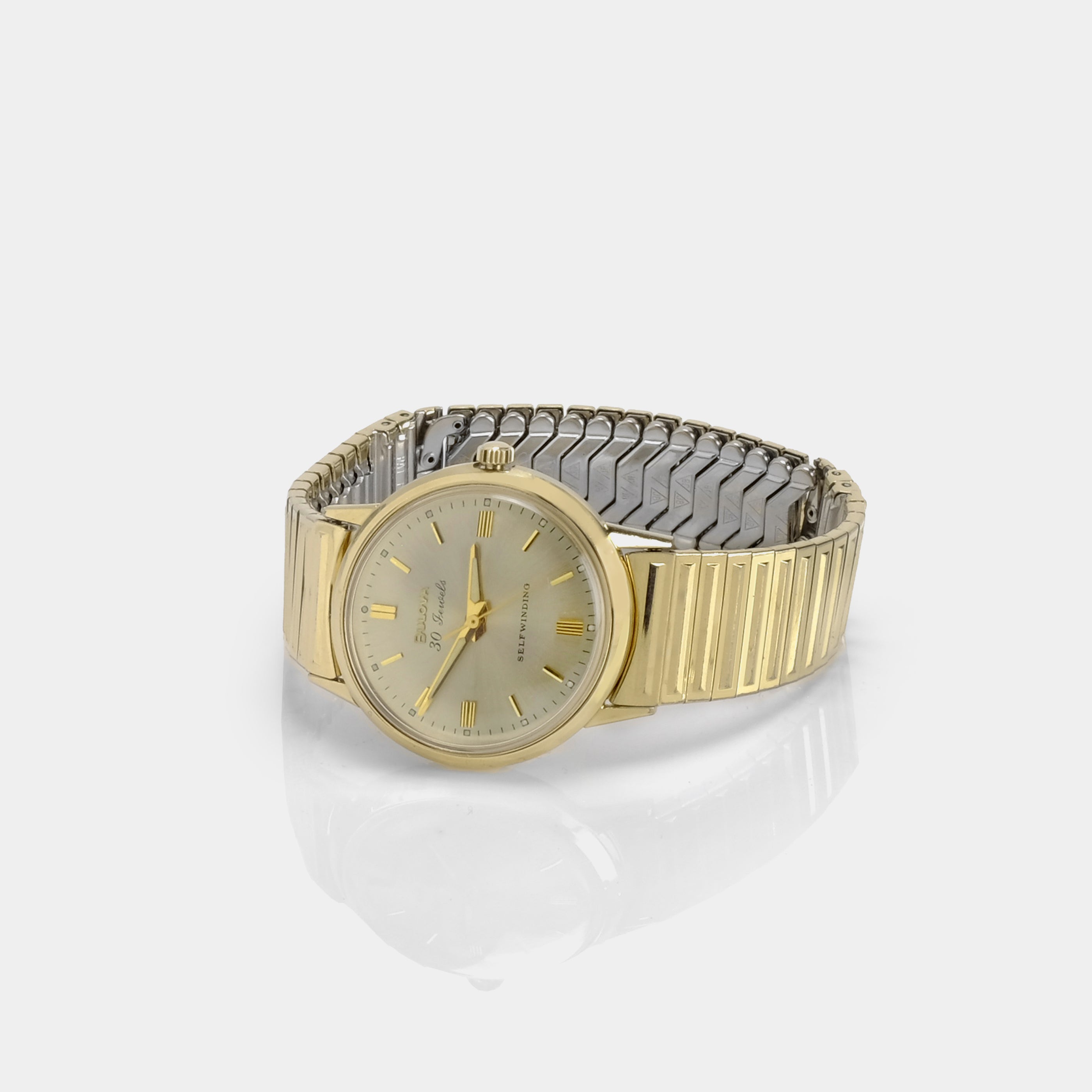 Bulova Self-Winding Automatic Gold-Plated Circa 1967 Wristwatch