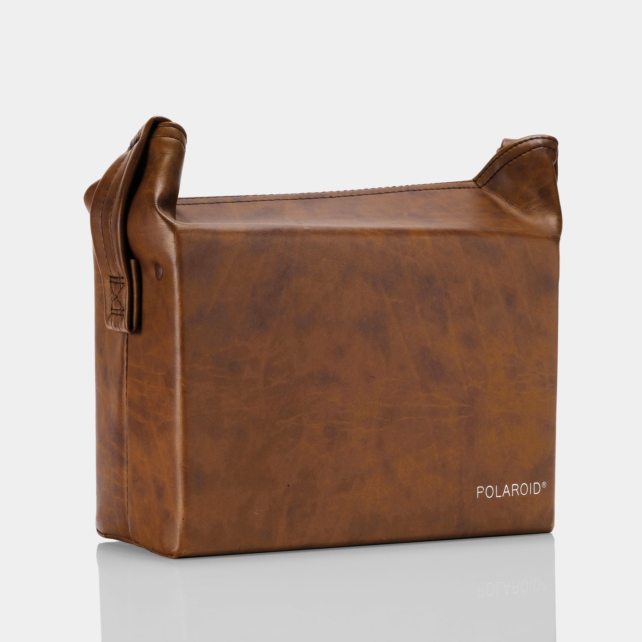 Brown Vinyl Polaroid Instant Camera Case