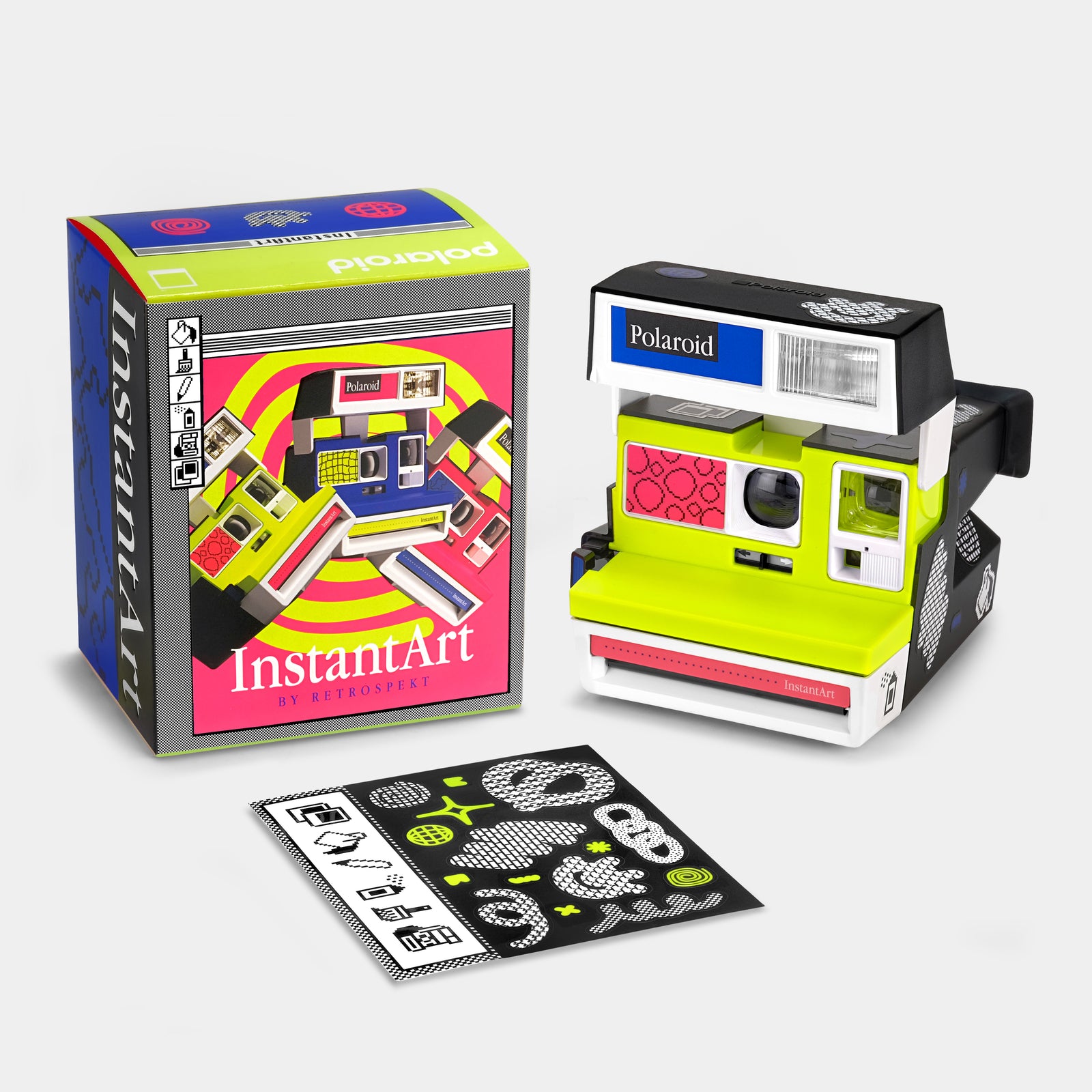 Polaroid 600 InstantArt Bubbles Instant Film Camera