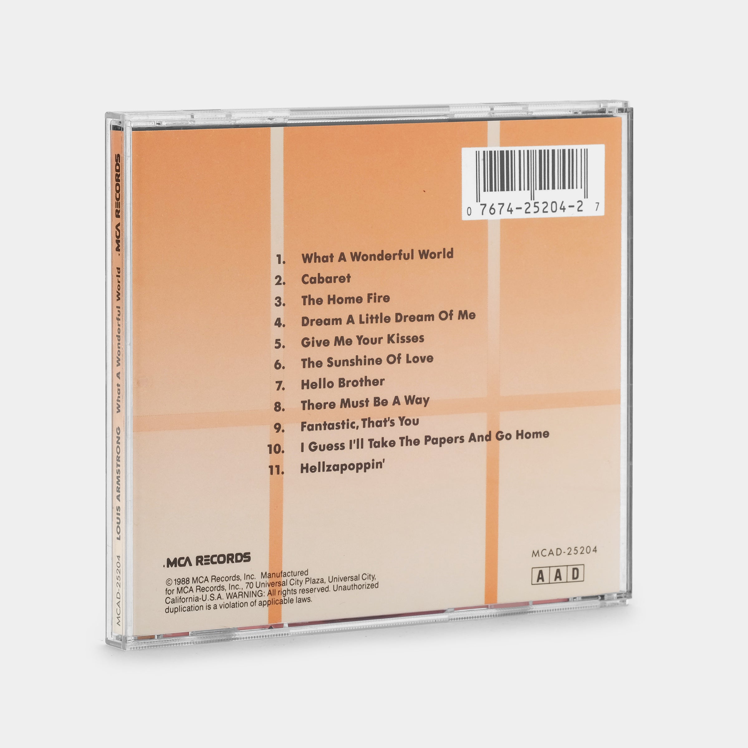 Louis Armstrong - What A Wonderful World CD