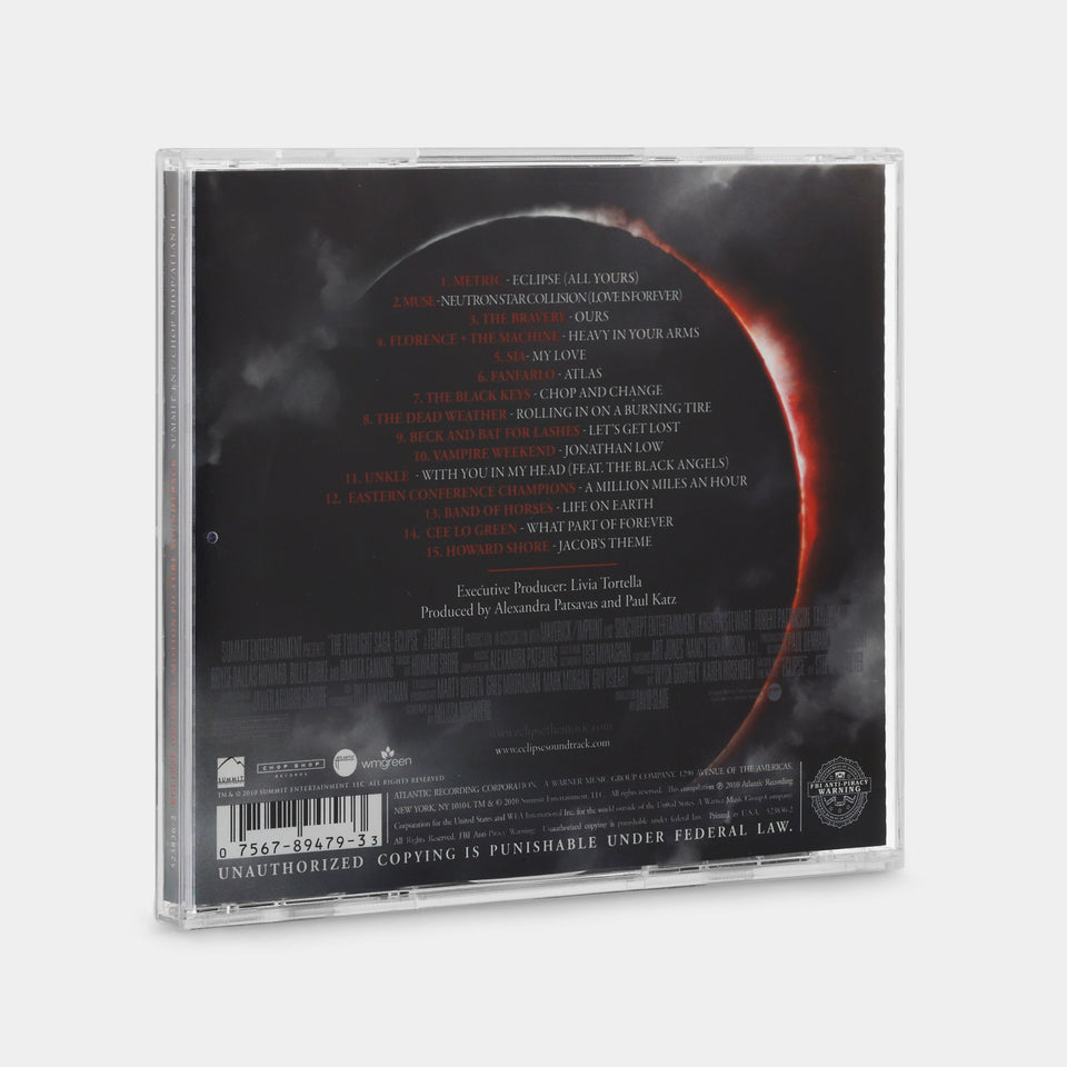 The Twilight Saga: Eclipse (Original Motion Picture Soundtrack) CD ...