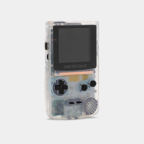 Nintendo Game Boy Color Clear Game Console With Backlit Screen