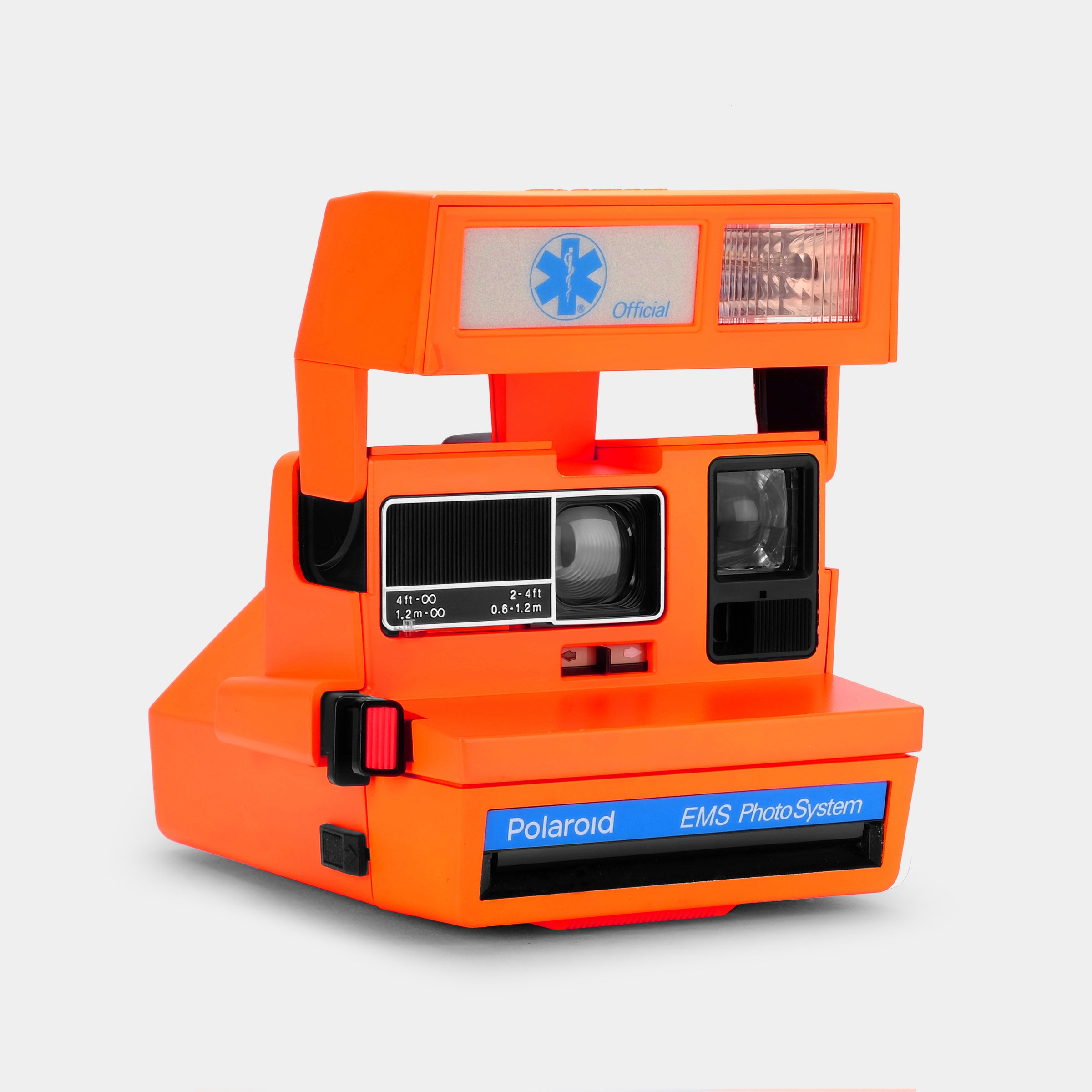 Polaroid 600 EMS PhotoSystem Fluorescent Orange Instant Film Camera