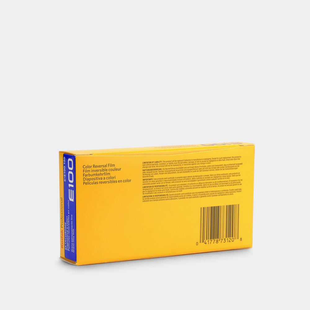 Kodak Professional Ektachrome E100 Color Reversal Slide 120 Film - 5 P