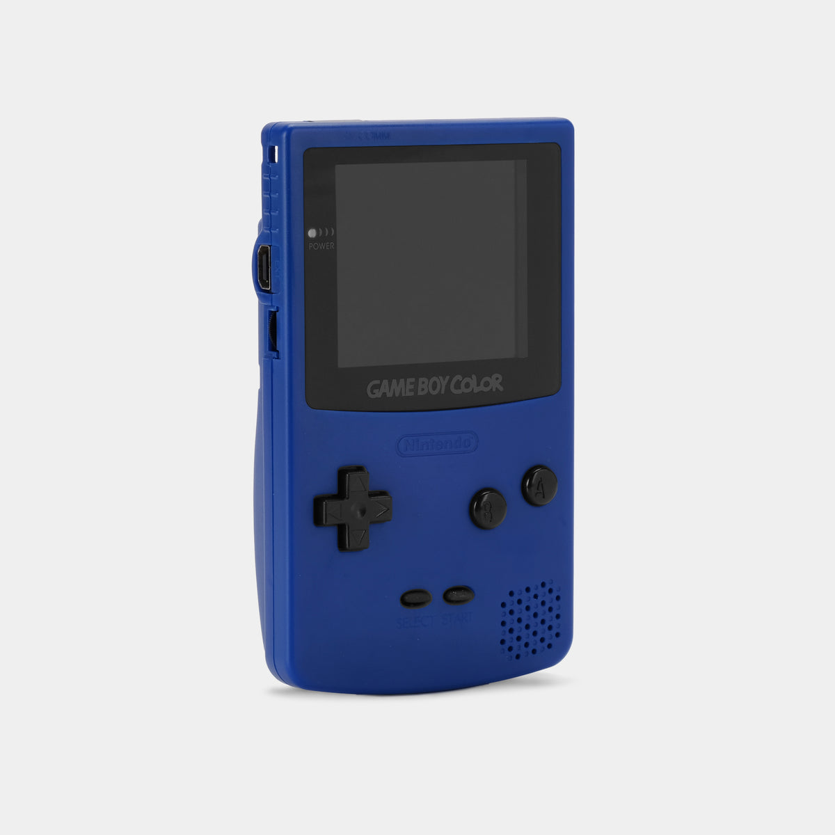 Nintendo Game Boy Color Blue Game Console With Backlit Screen