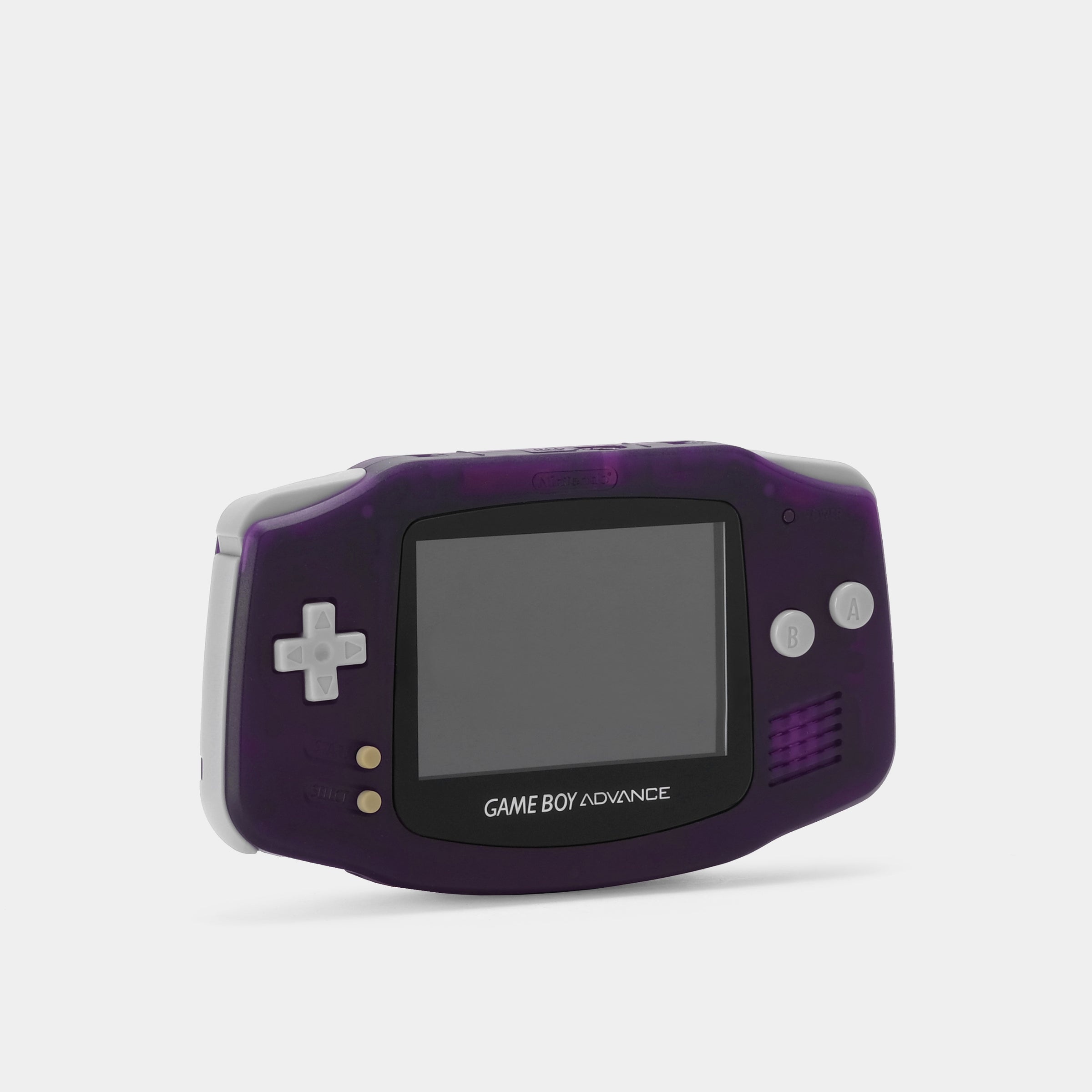 Nintendo Game Boy Advance Transparent Purple Game Console With Backlit