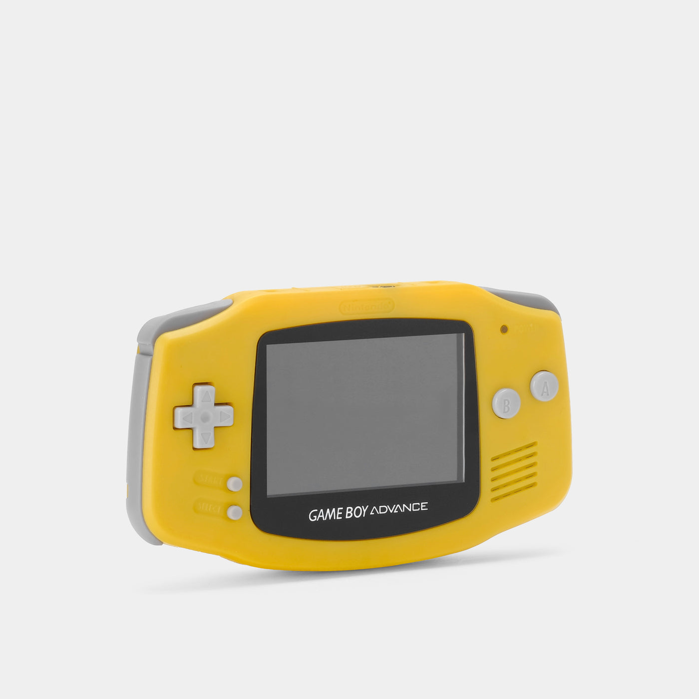 Nintendo Game Boy Advance Yellow Game Console With Backlit Screen