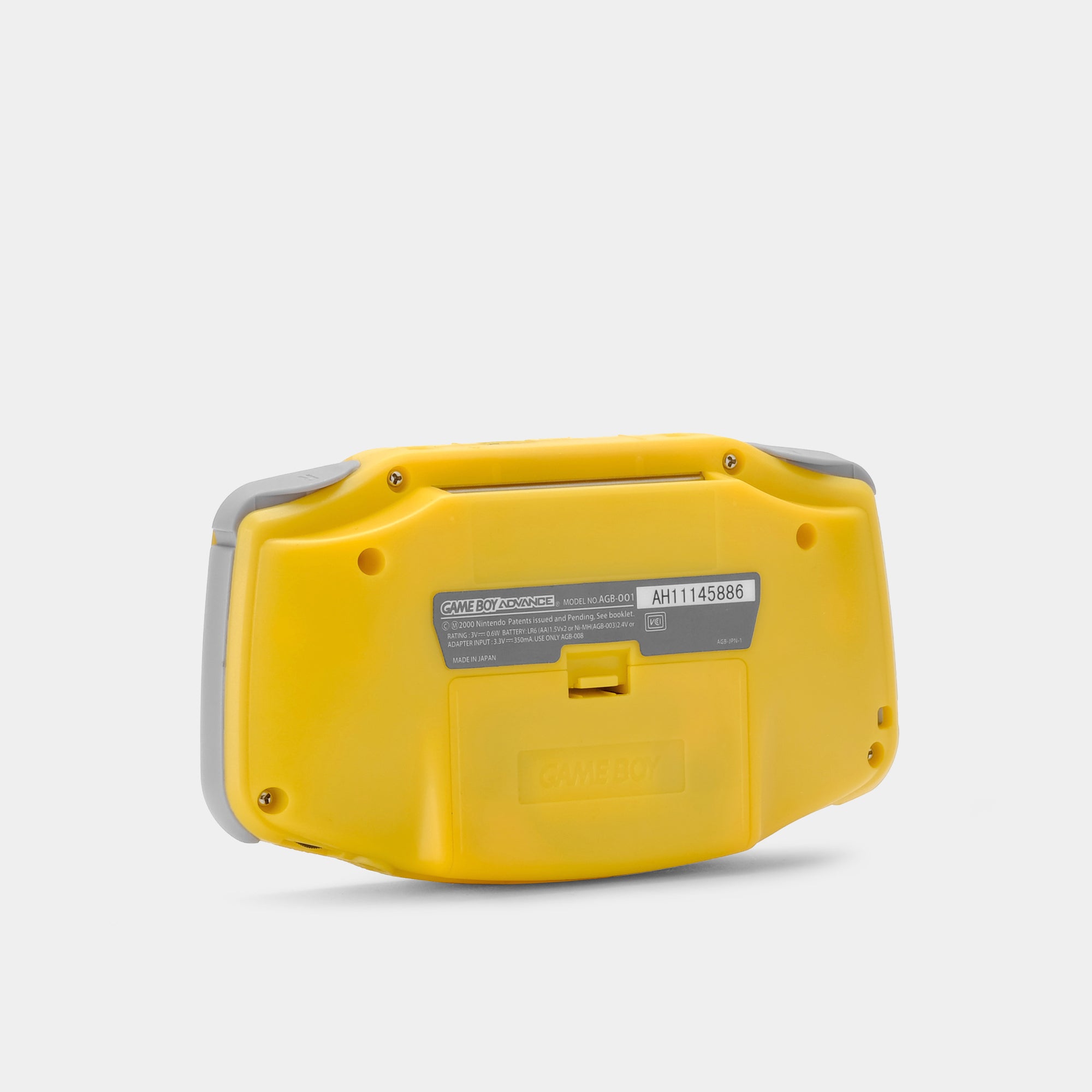 Nintendo Game Boy Advance Yellow Game Console With Backlit Screen