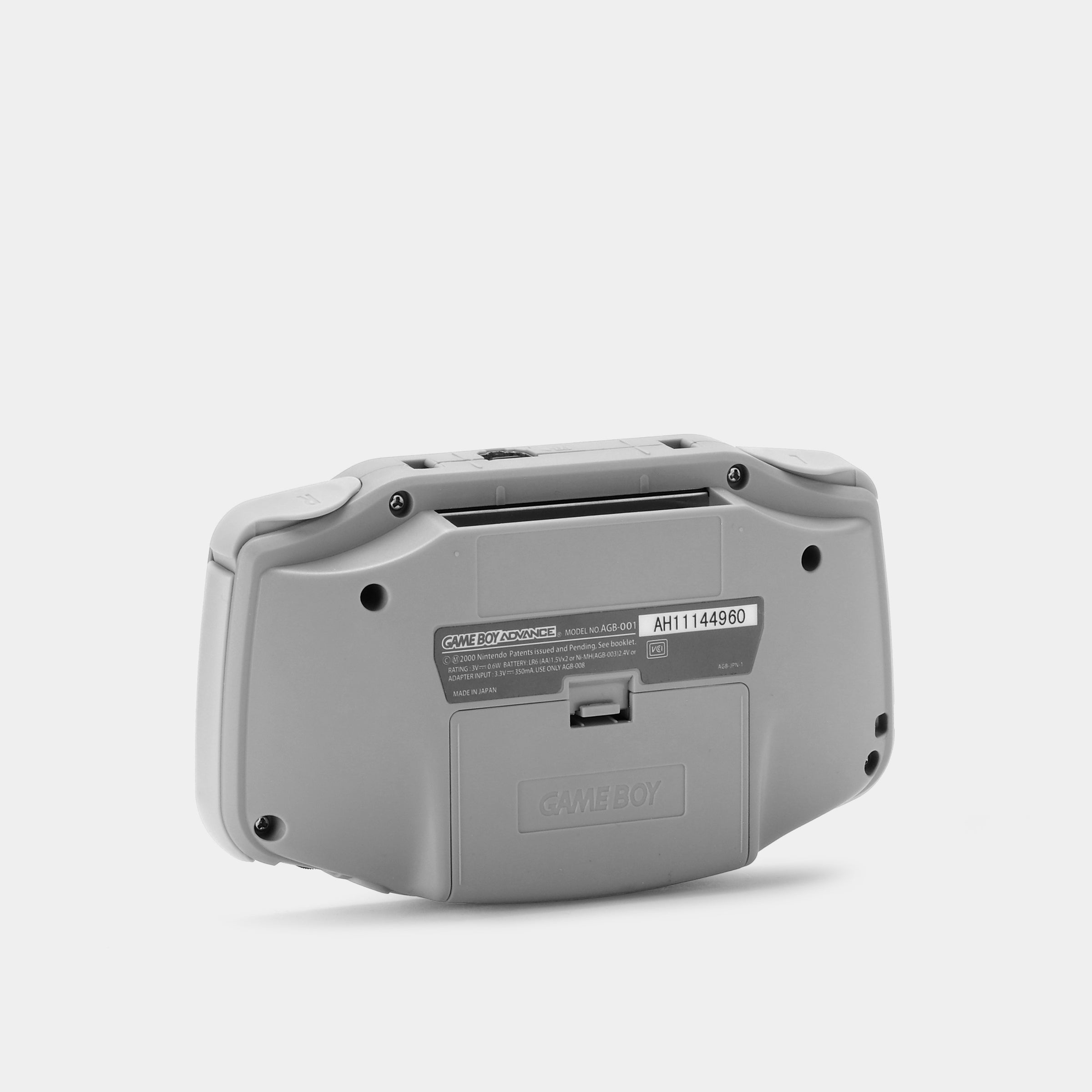 Nintendo Game Boy Advance Grey Game Console With Backlit Screen