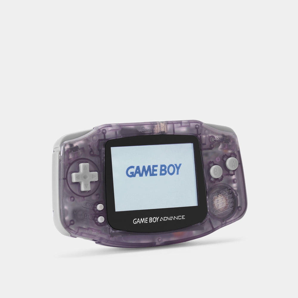 Nintendo Game Boy Advance Atomic Purple Game Console With Backlit Scre