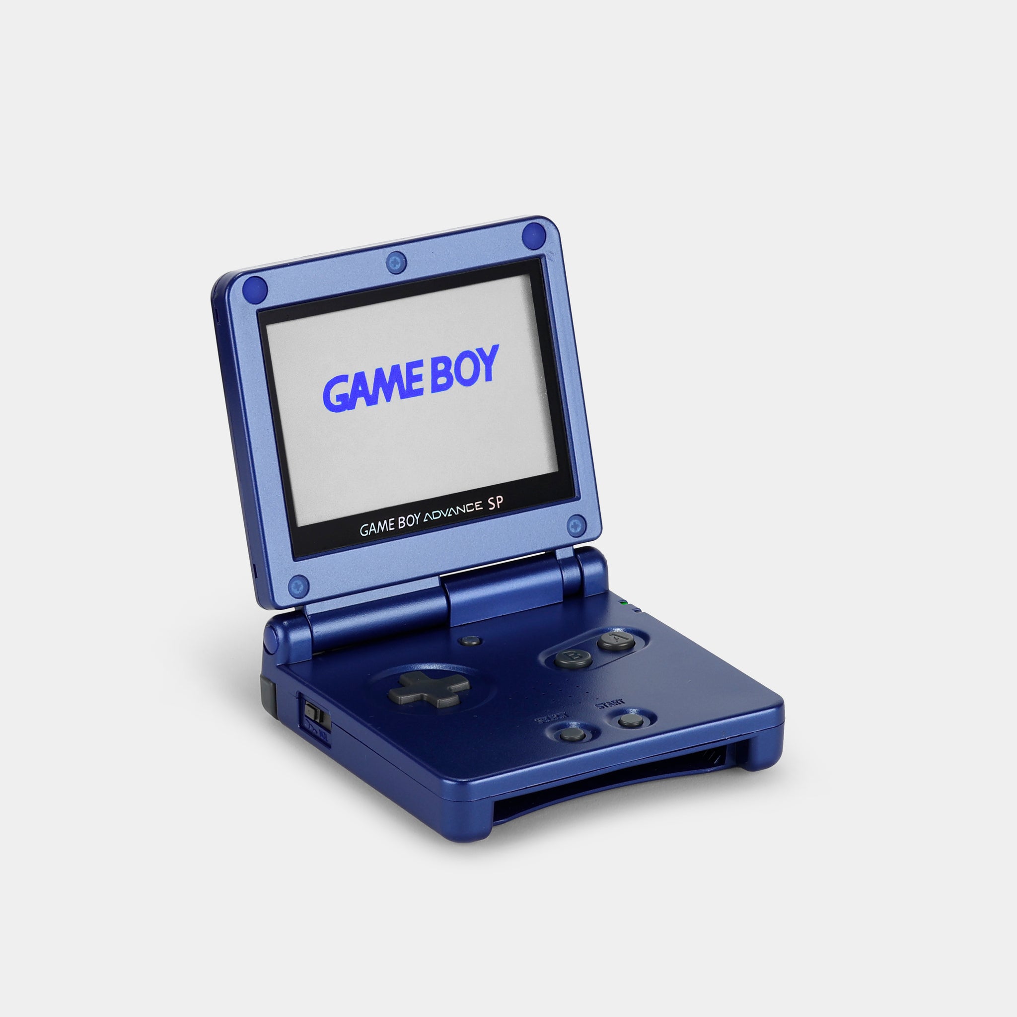 Nintendo Game Boy Advance SP Blue Game Console With Backlit Screen