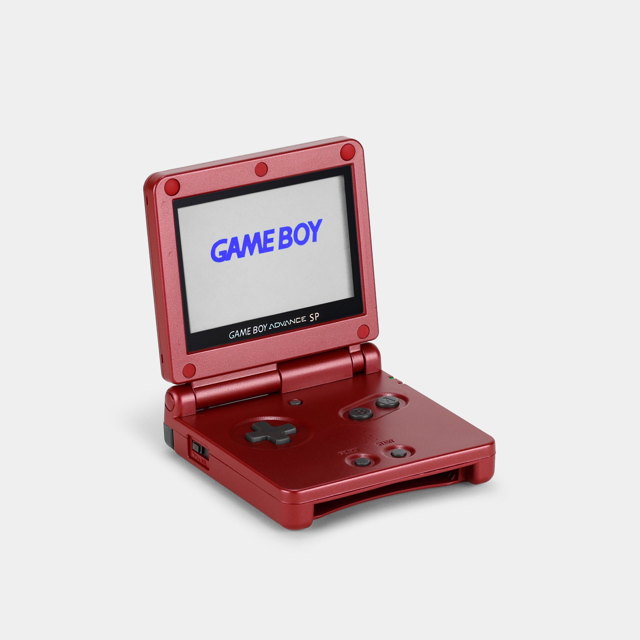 Nintendo Game Boy Advance SP Red Game Console With Backlit Screen