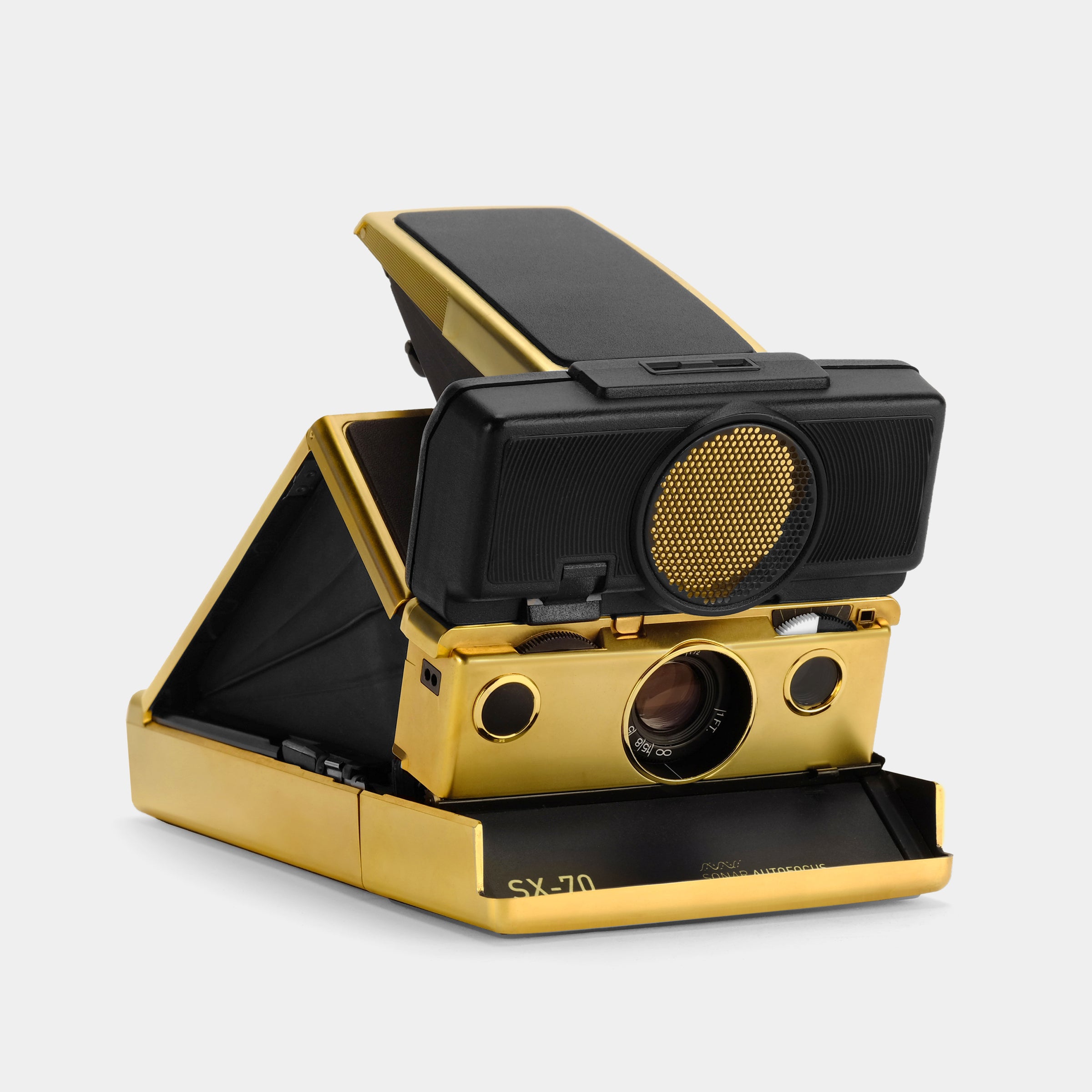 SX-70 Sonar Autofocus "Retrospekt 24K Gold Edition" Instant Film Camer