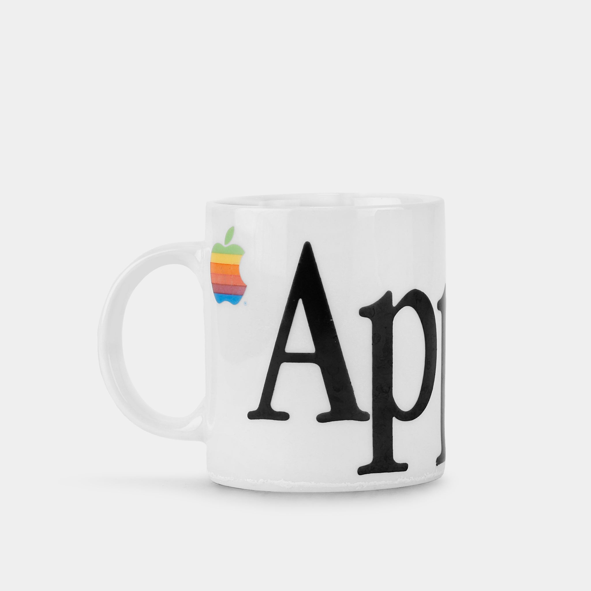 Vintage Apple Ceramic Mug - Rainbow Apple Logo