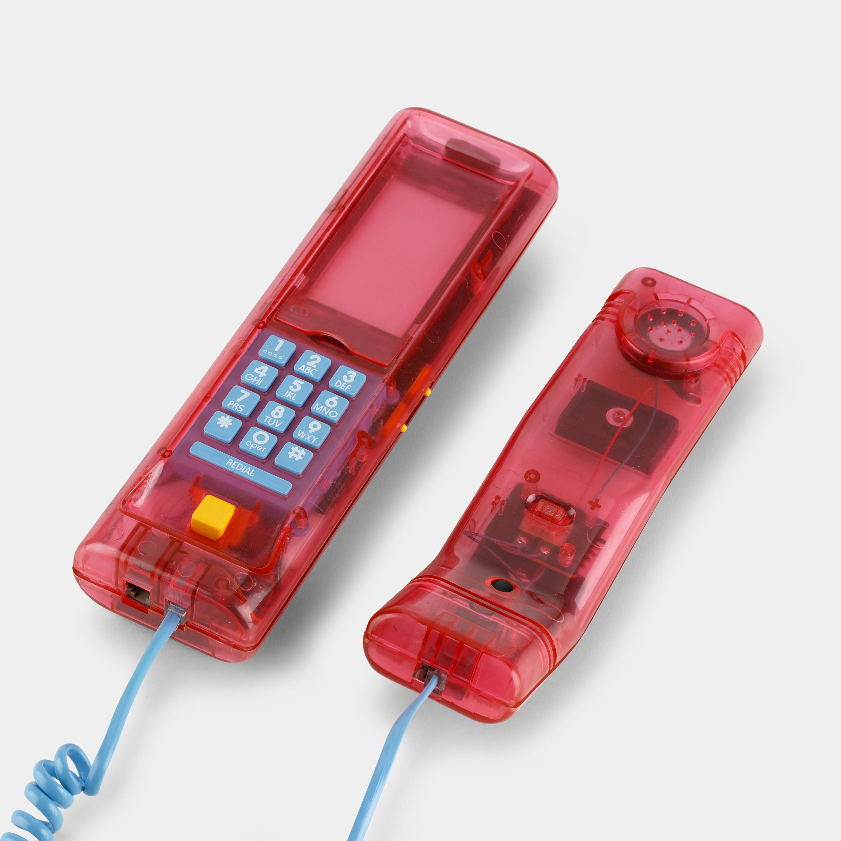Swatch Twin Phone Transparent Red Telephone