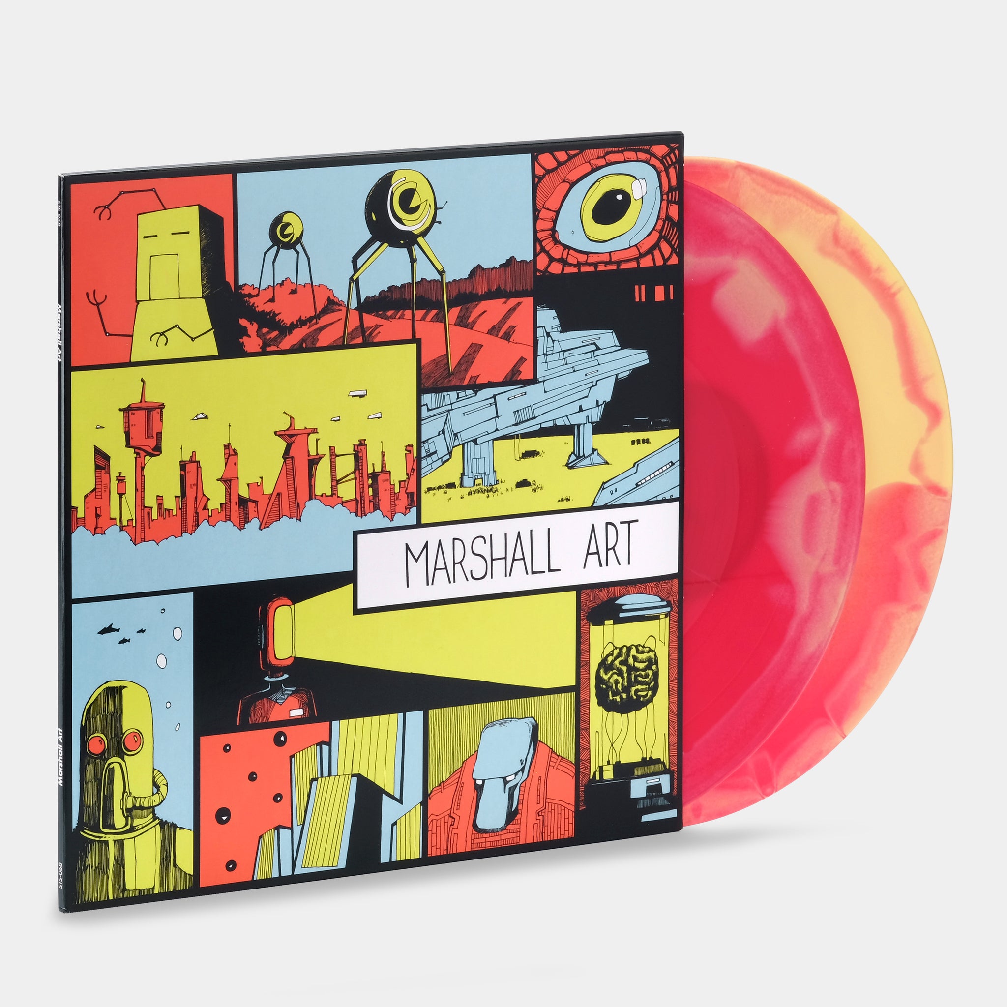 Marshall Art - Marshall Art 2xLP Yellow & Red Starburst Vinyl Record