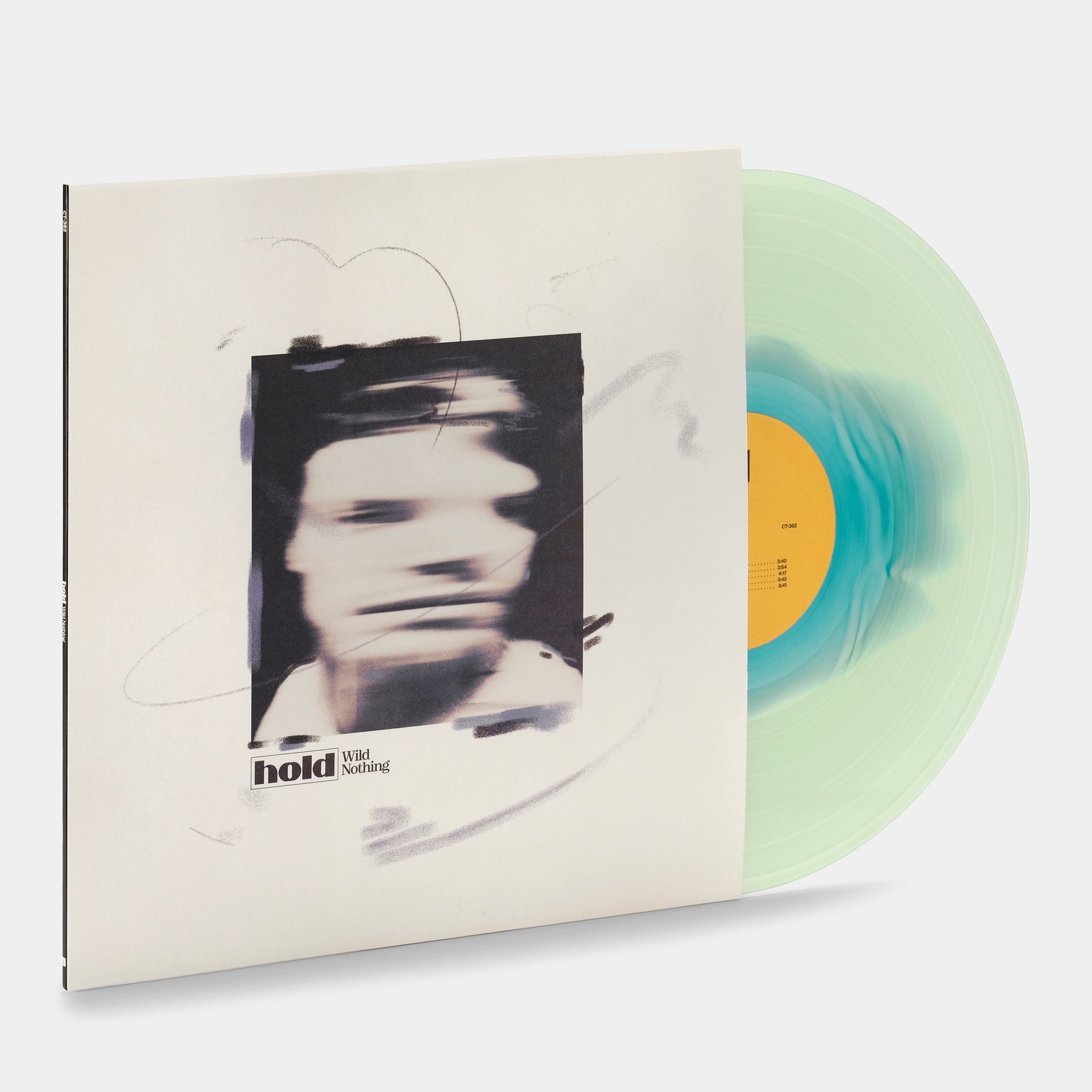 Wild Nothing - Hold LP Sea Blue In Coke Bottle Green Vinyl Record