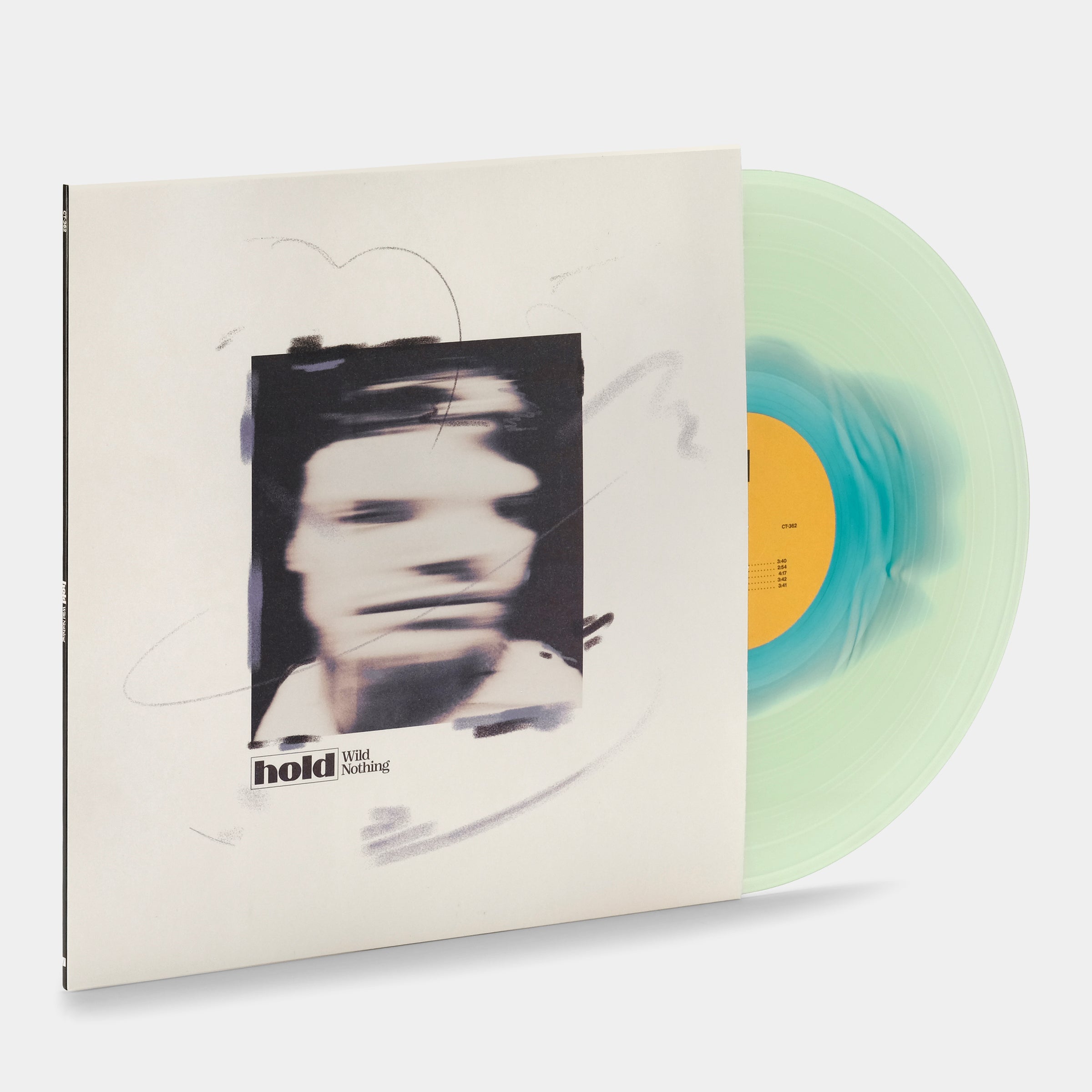 Wild Nothing - Hold LP Sea Blue In Coke Bottle Green Vinyl Record