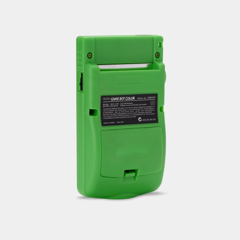 Nintendo Game Boy Color Kiwi Game Console With Backlit Screen