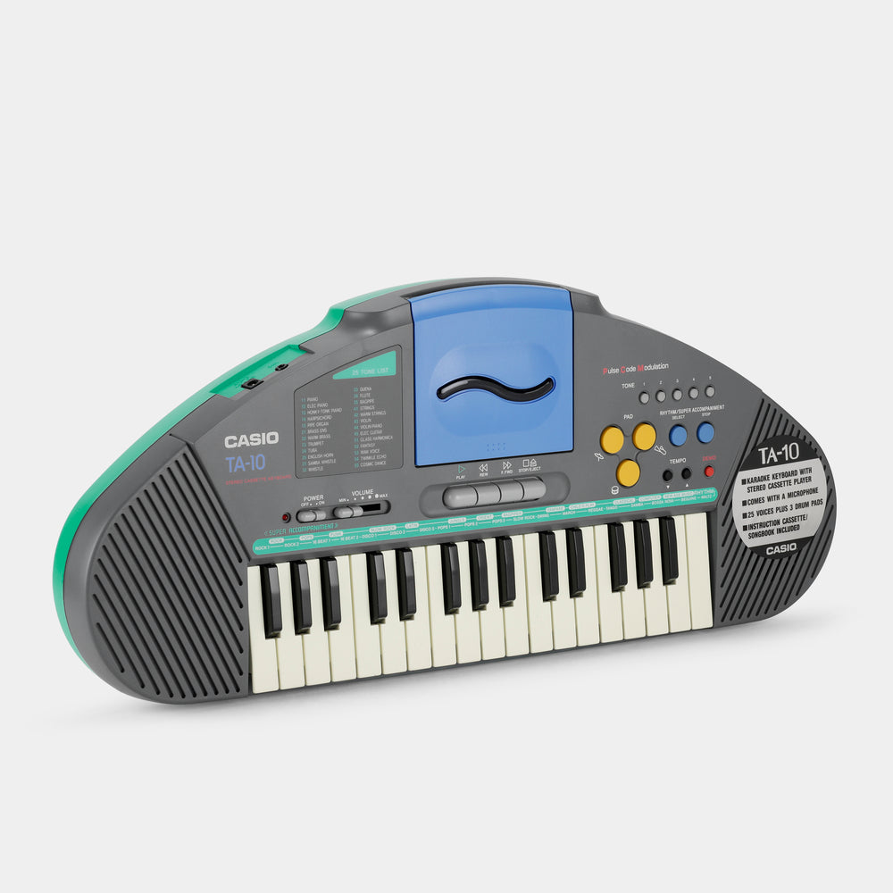 Casio TA-10 Stereo Cassette Synthesizer Keyboard