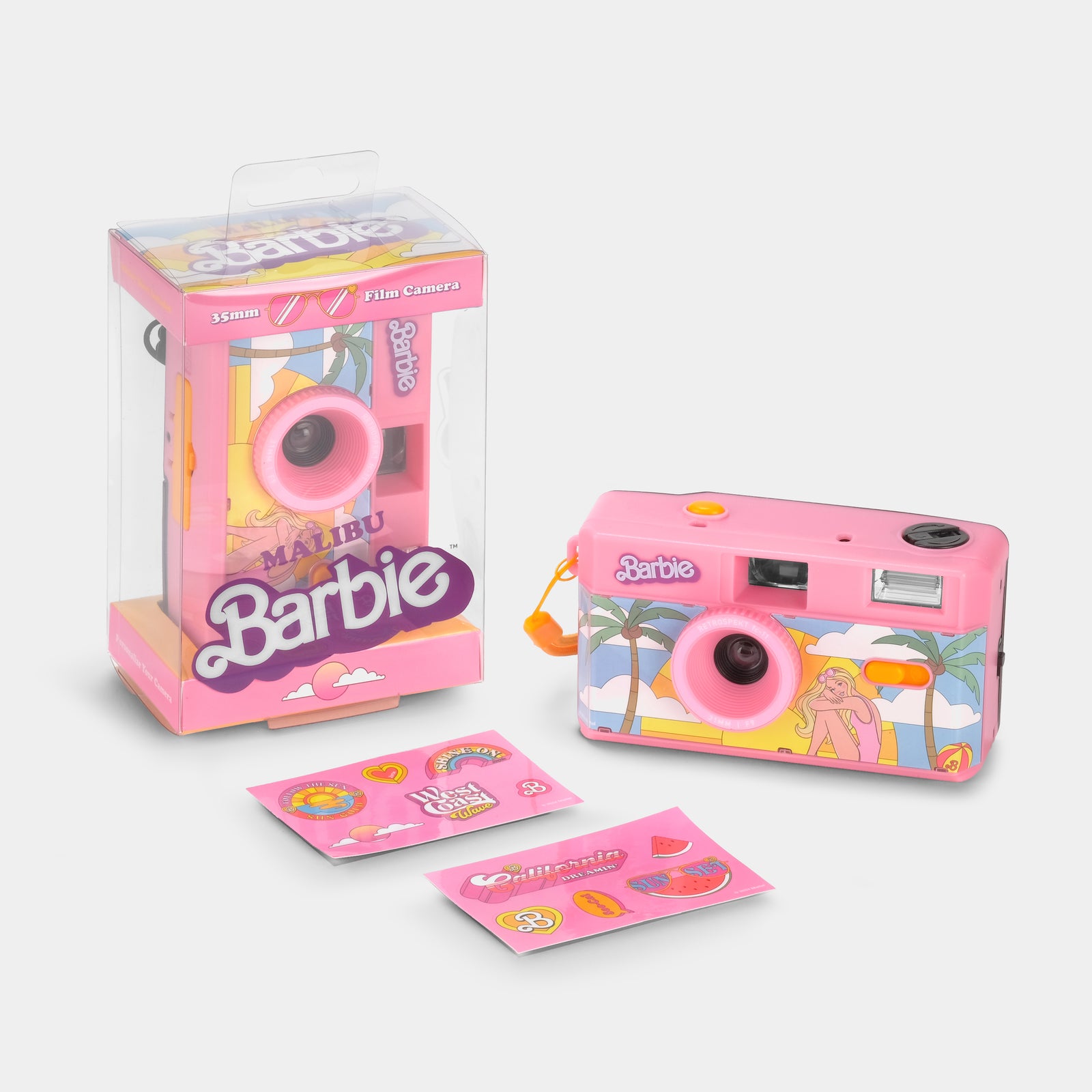 Polaroid 600 Malibu Barbie Instant Film Camera