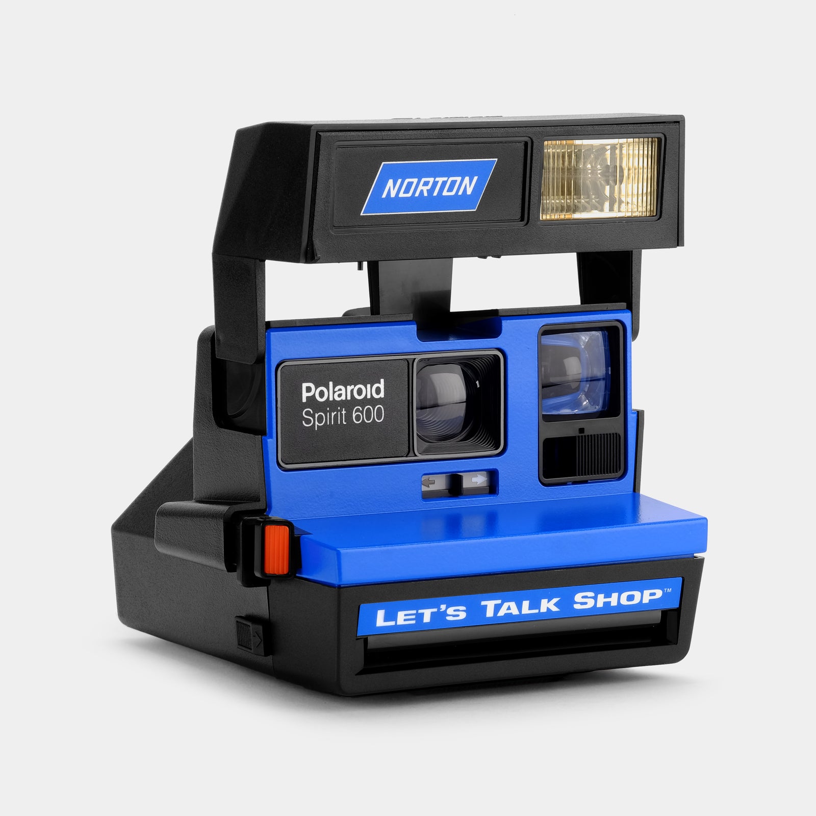 Polaroid 600 Norton Let's Talk Shop Spirit 600 Blue Instant Film Camer