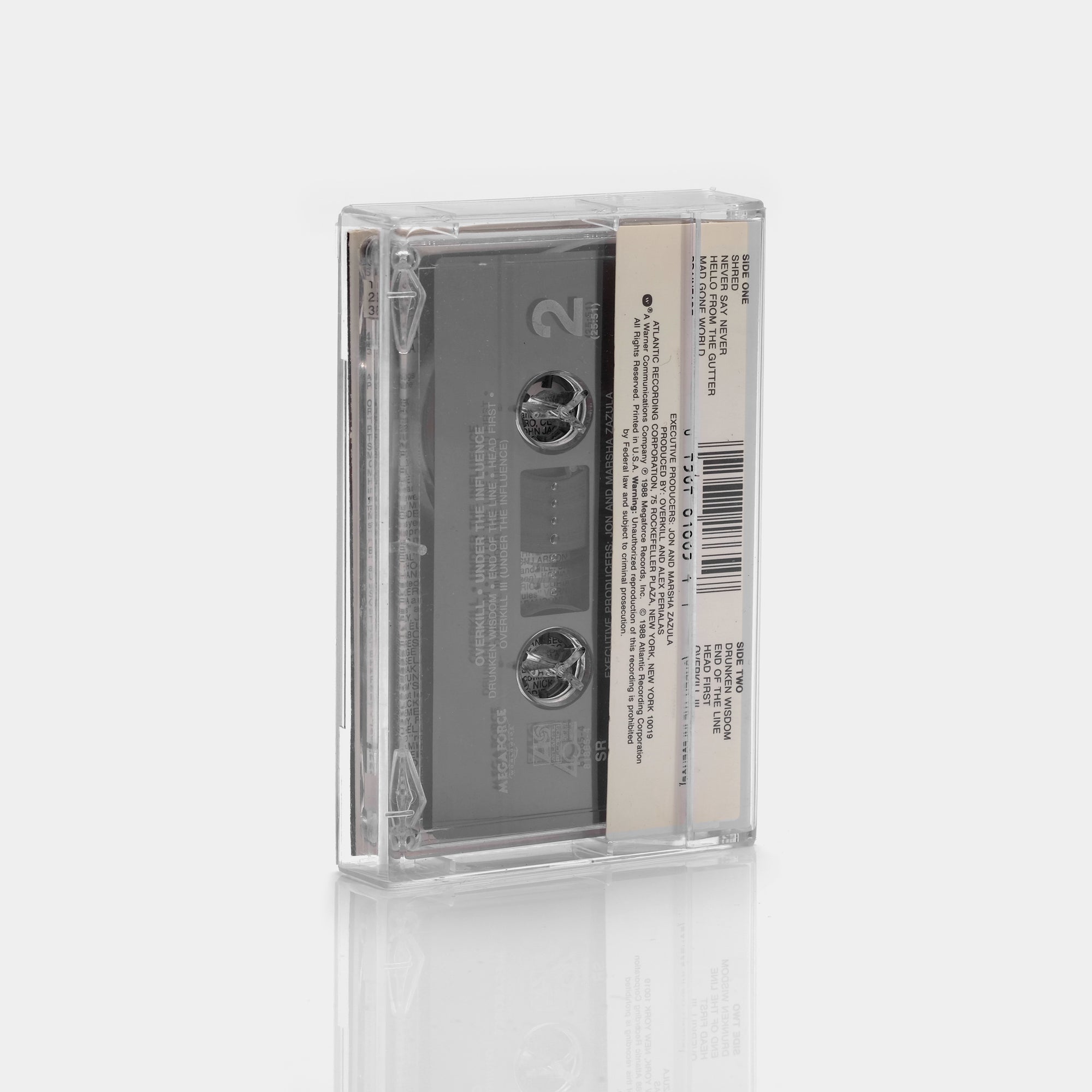 Overkill - Under The Influence Cassette Tape