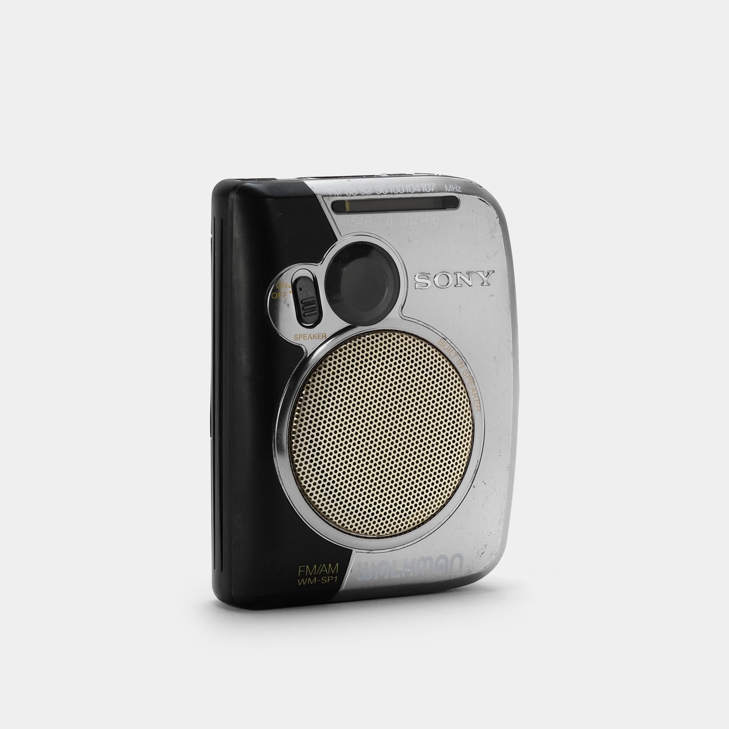 Sony Walkman WM-SP1 AM/FM Portable Cassette Player with Speaker