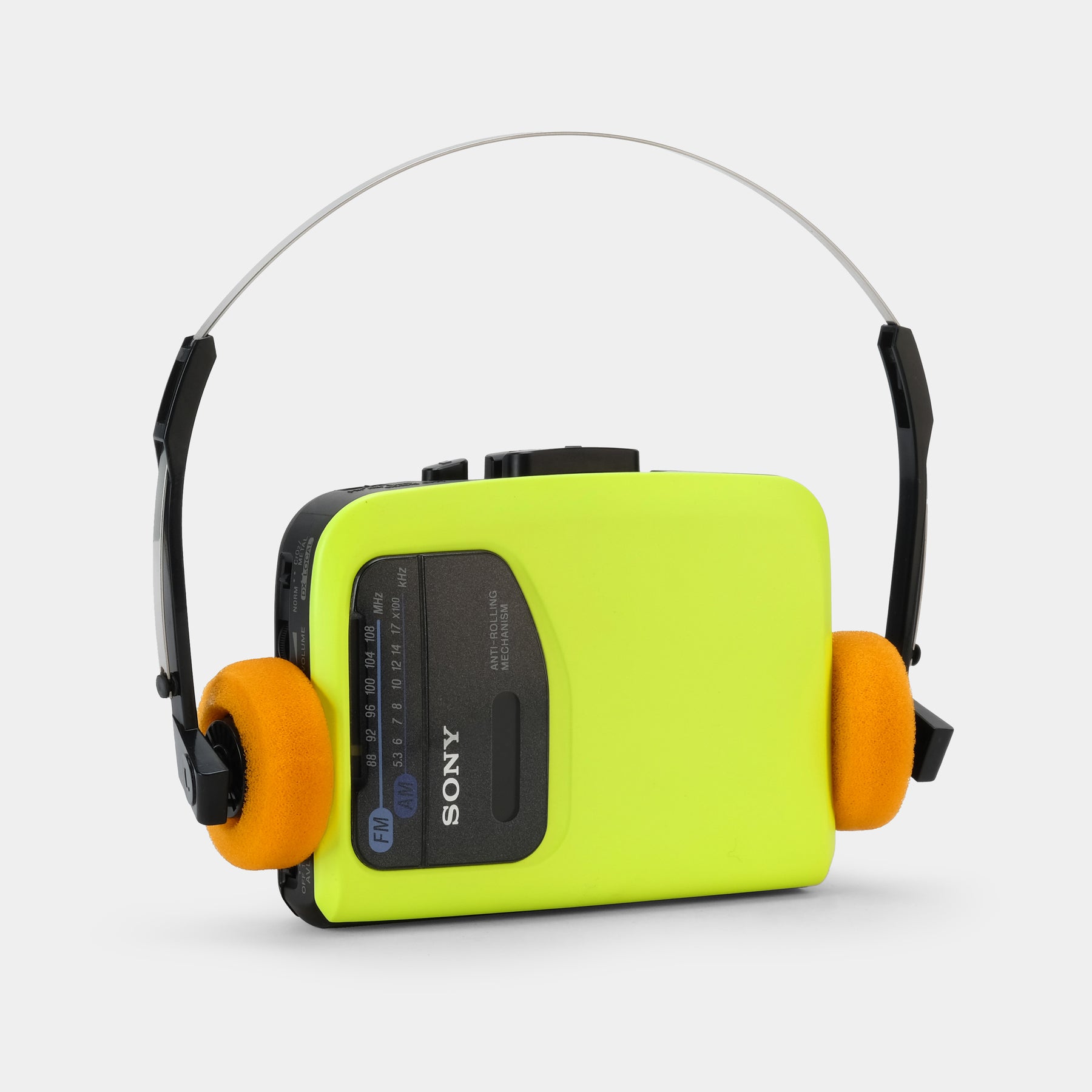 Sony Walkman WM-FX101 AM/FM Neon Yellow Portable Cassette Player