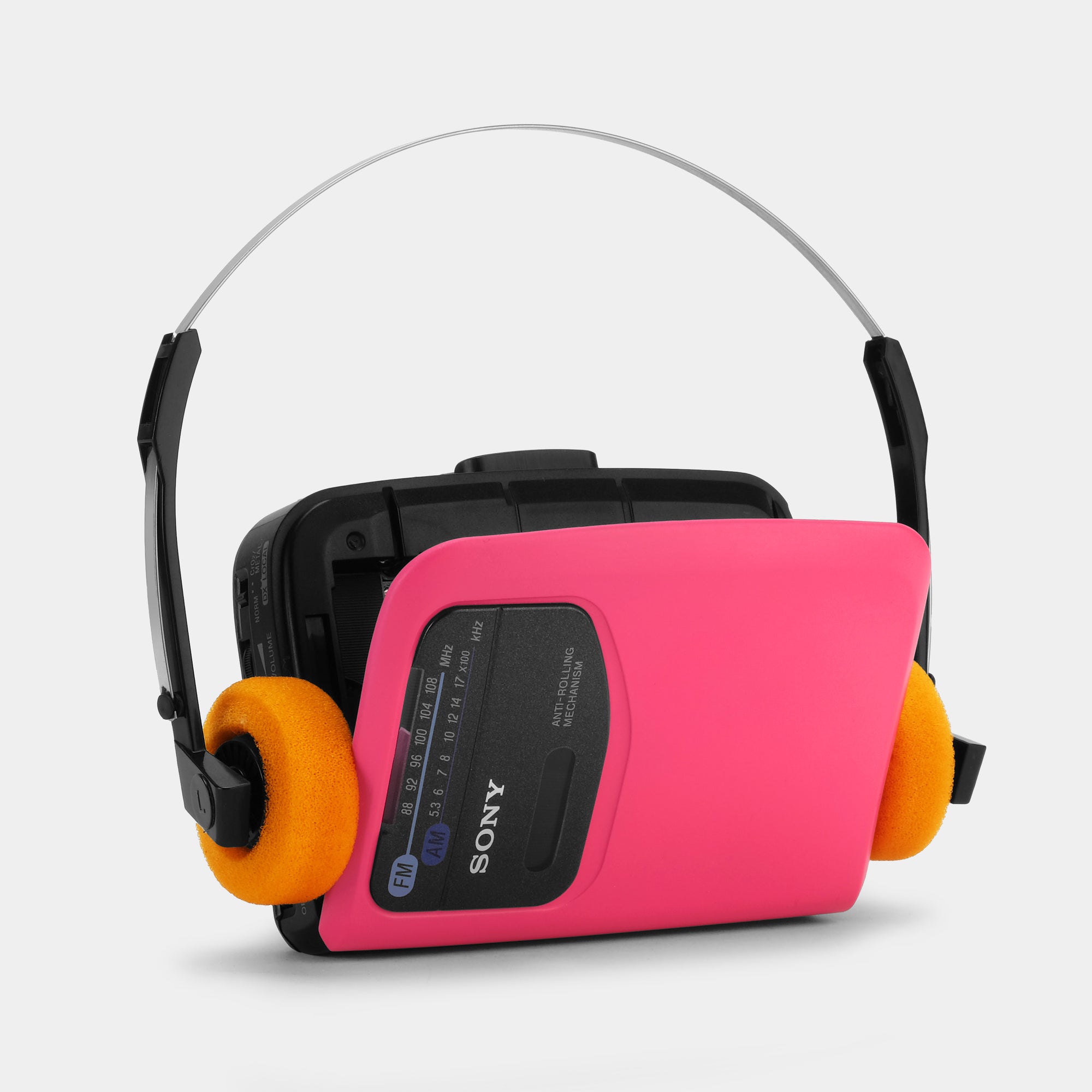 Sony Walkman WM-FX101 AM/FM Neon Pink Portable Cassette Player