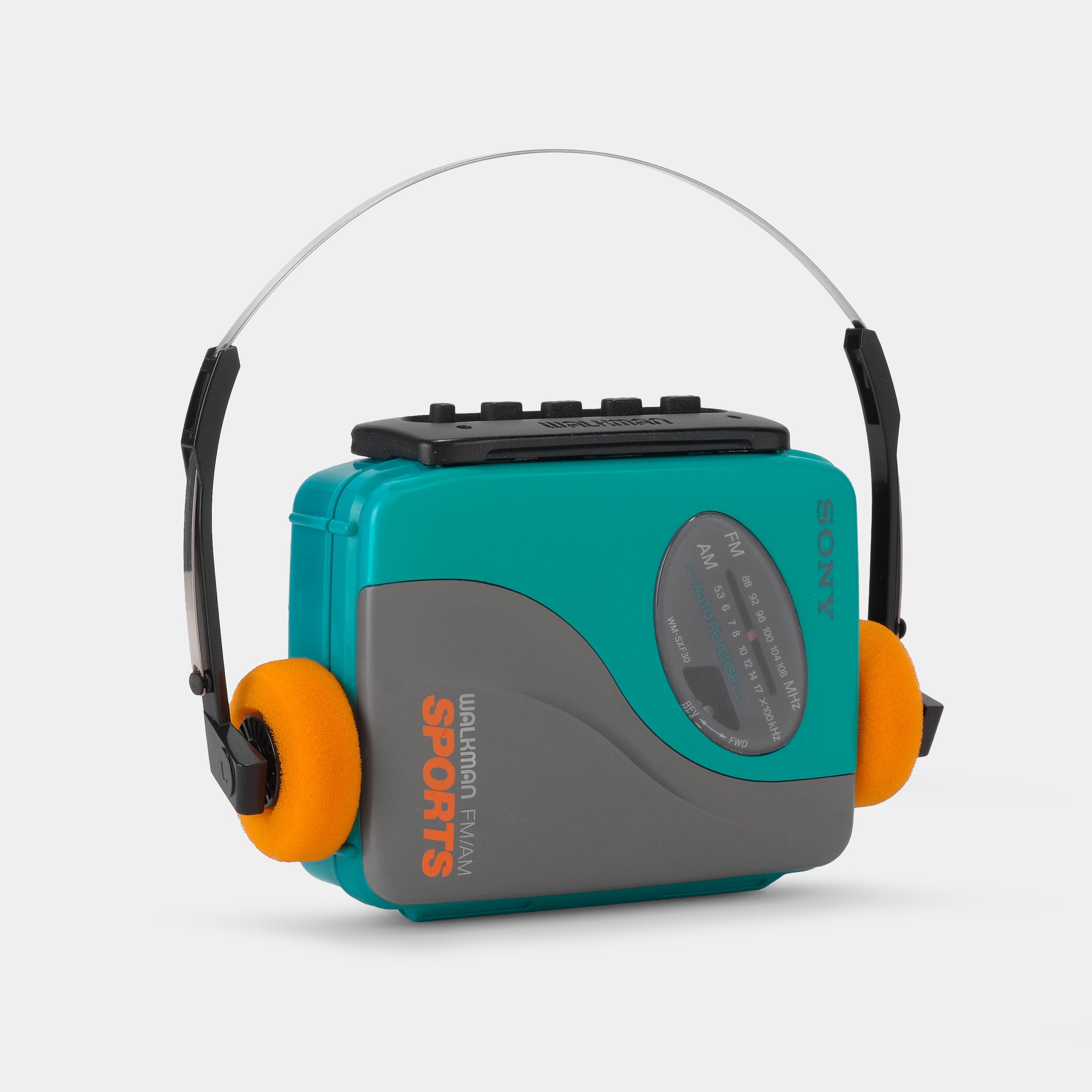 Sony Sports Walkman WM-SXF30 Green AM/FM Portable Cassette Player