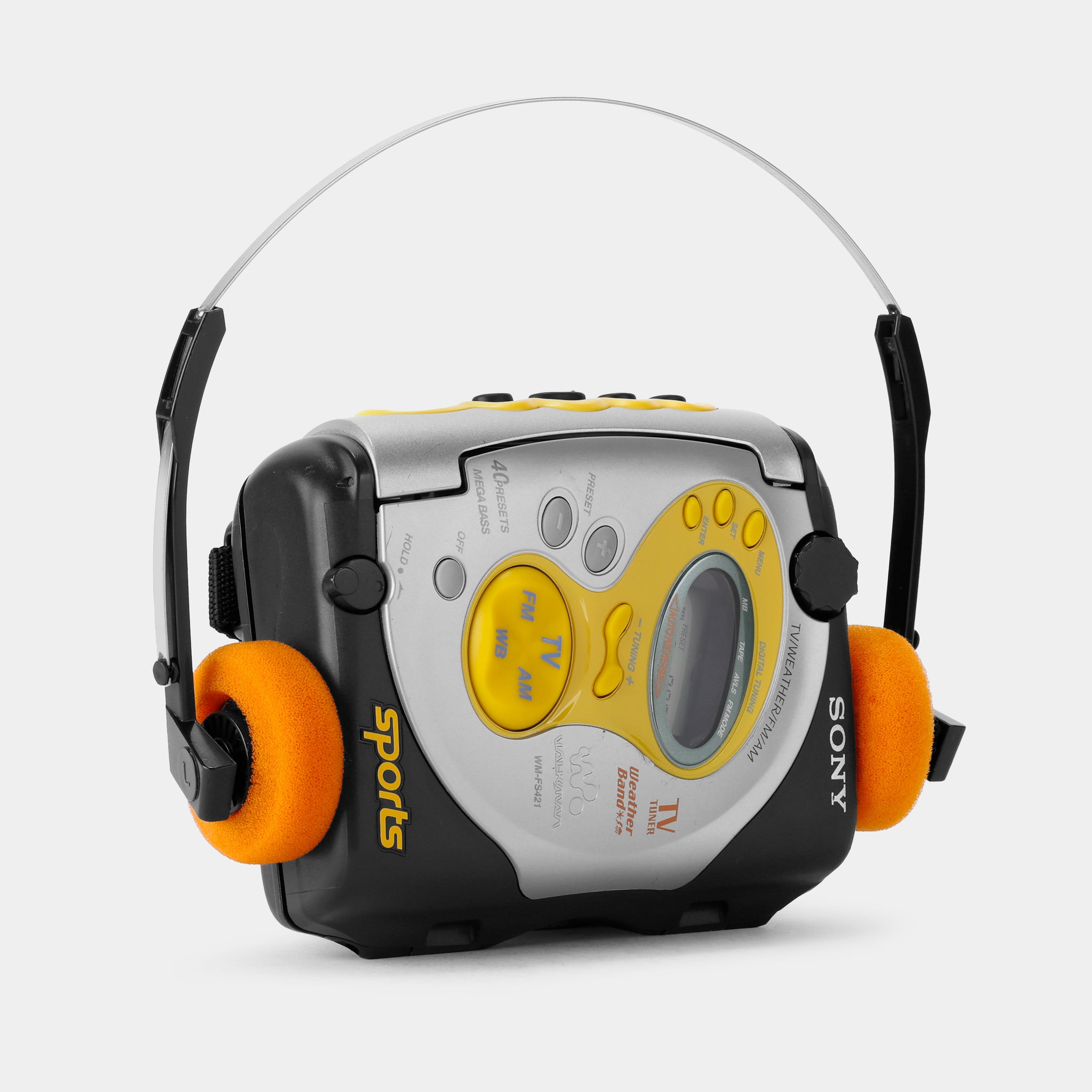 Sony Sports Walkman WM-FS421 AM/FM Portable Cassette Player