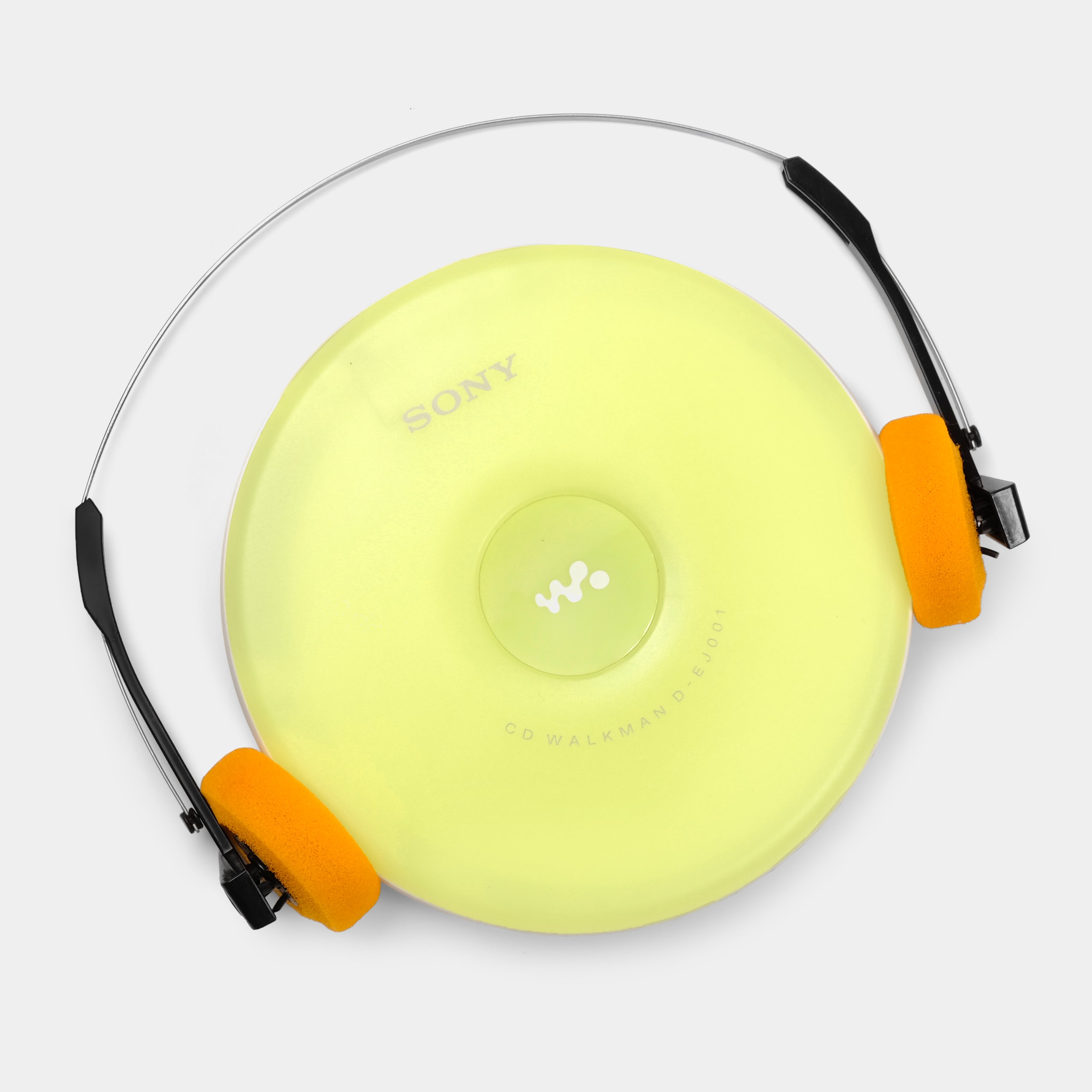 Sony Walkman D-EJ001 Yellow Portable CD Player