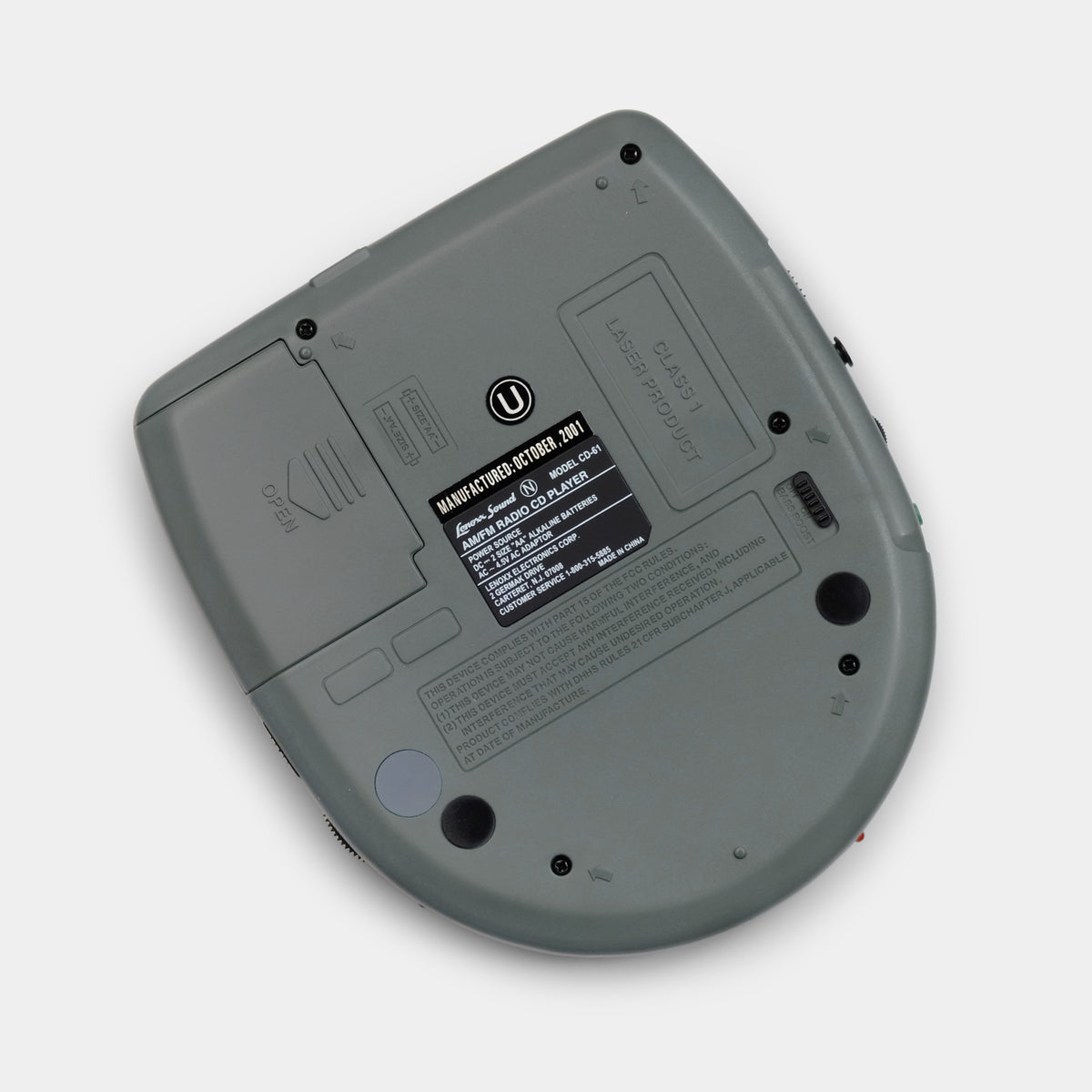 Lenoxx Sound CD-61 Portable CD Player