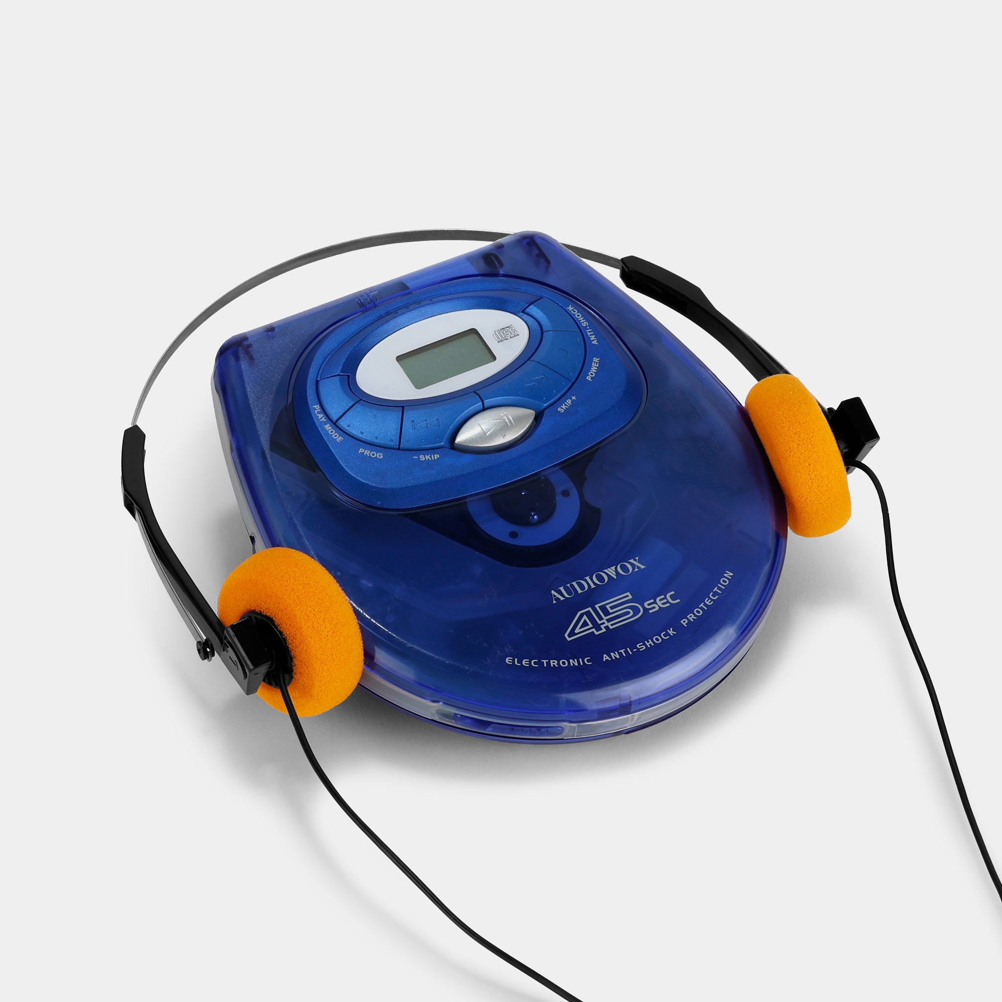 Audiovox DM8905-45B Blue Portable CD Player