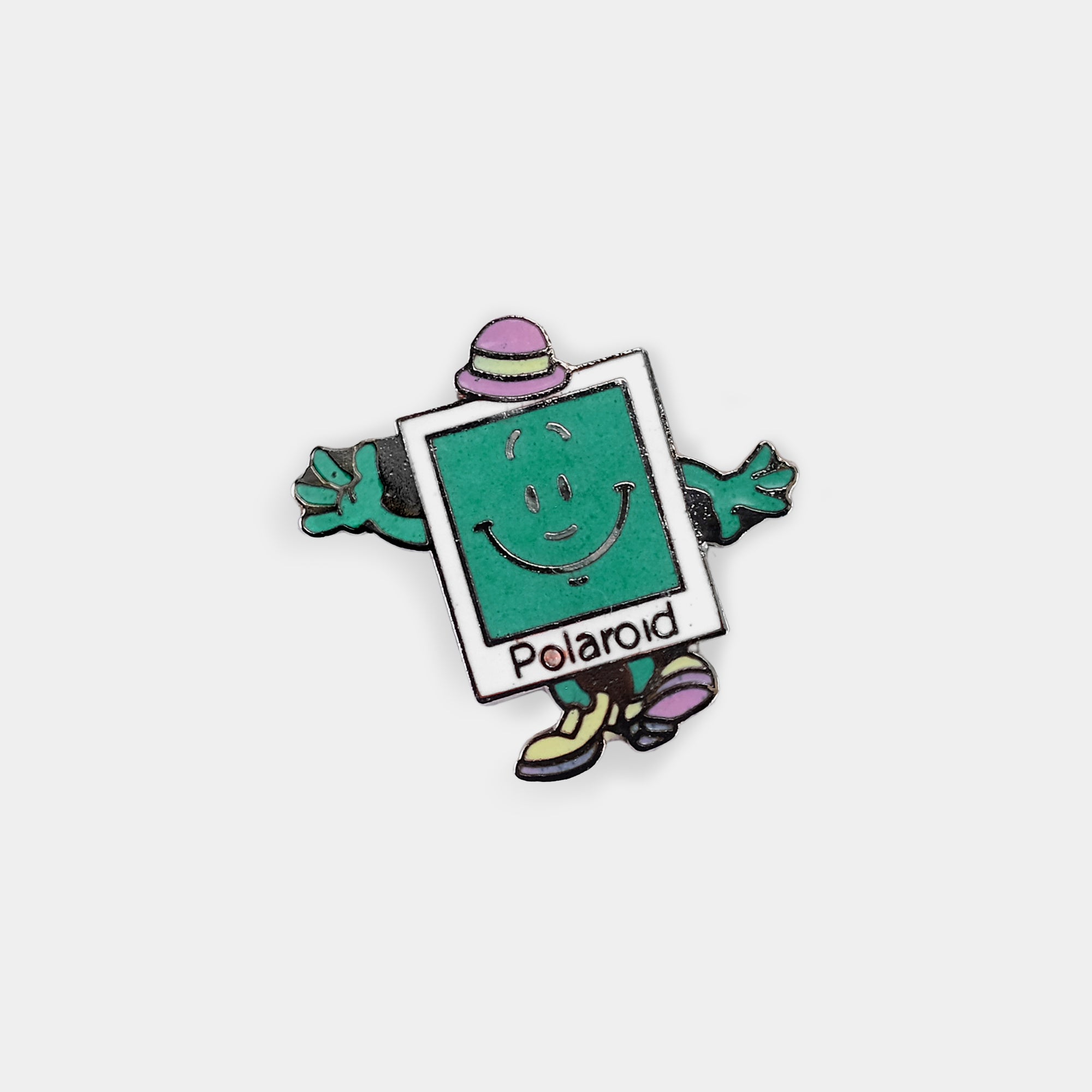 Polaroid Green Man Vintage Enamel Pin